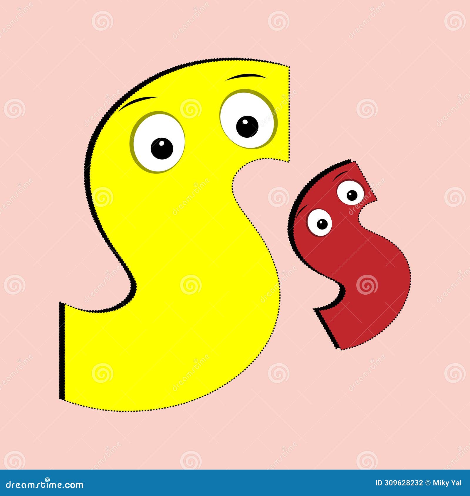 Vector Illustration for Learning the Alphabet for Children with Cartoon ...