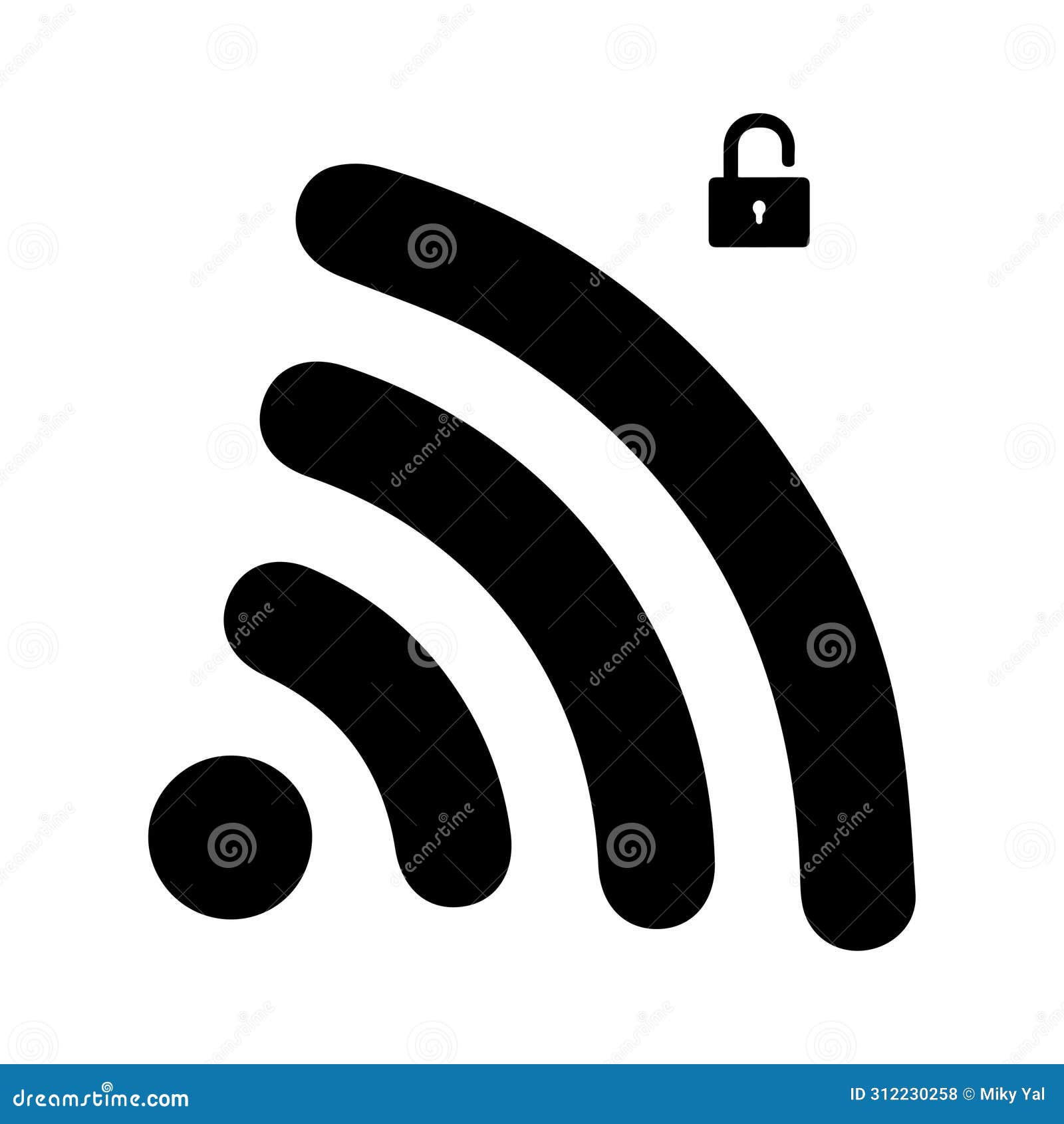 Wifi Signal Icon Symbols and an Internet Connection, that Enable Remote ...