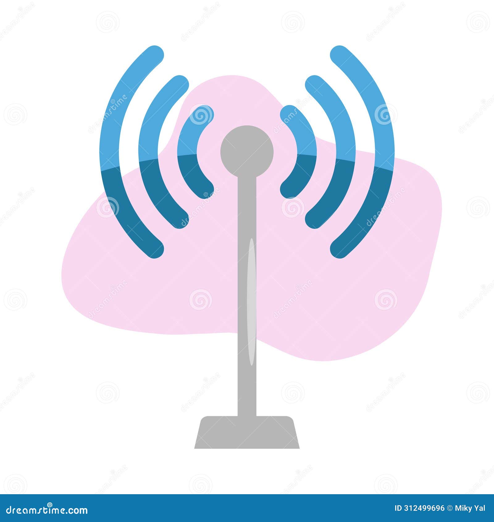 Wifi Internet Icon in Comic Style, Wifi Router Icon Cartoon Vector ...