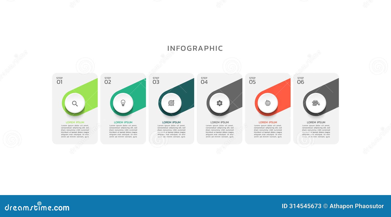 Vector Business Infographic Visualization Template Stock Vector ...