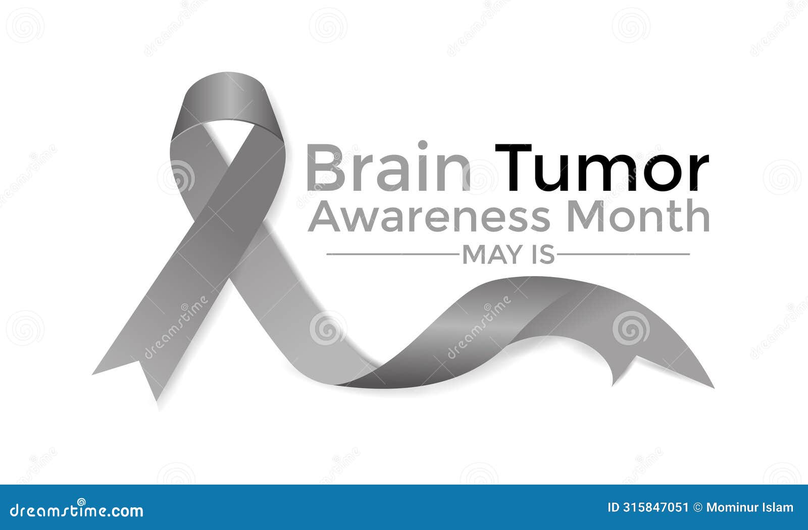 Brain Cancer Awareness Month is Observed Each Year in May. Stock Vector ...