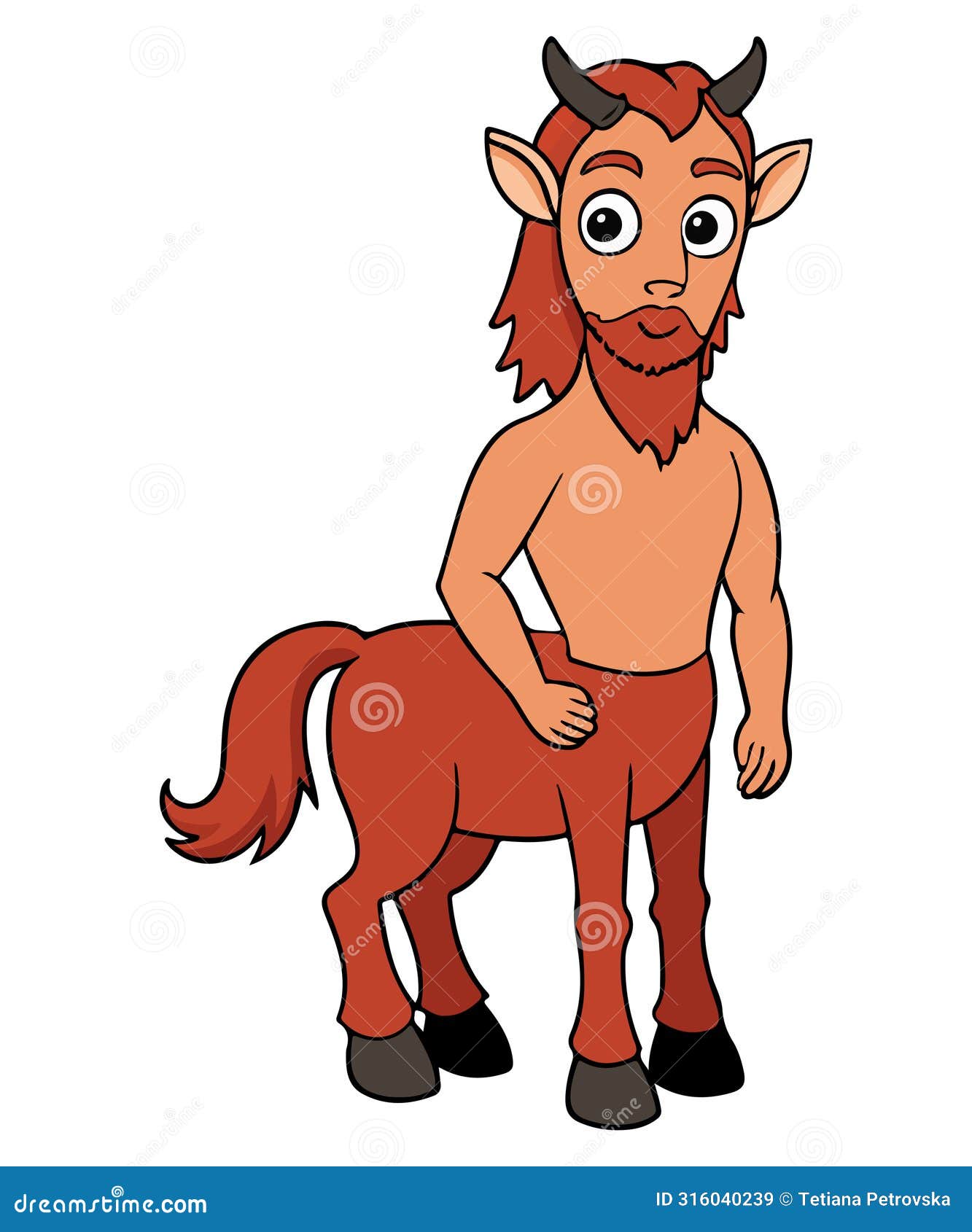 Whimsical Centaur: A Cartoon Illustration | CartoonDealer.com #316040239