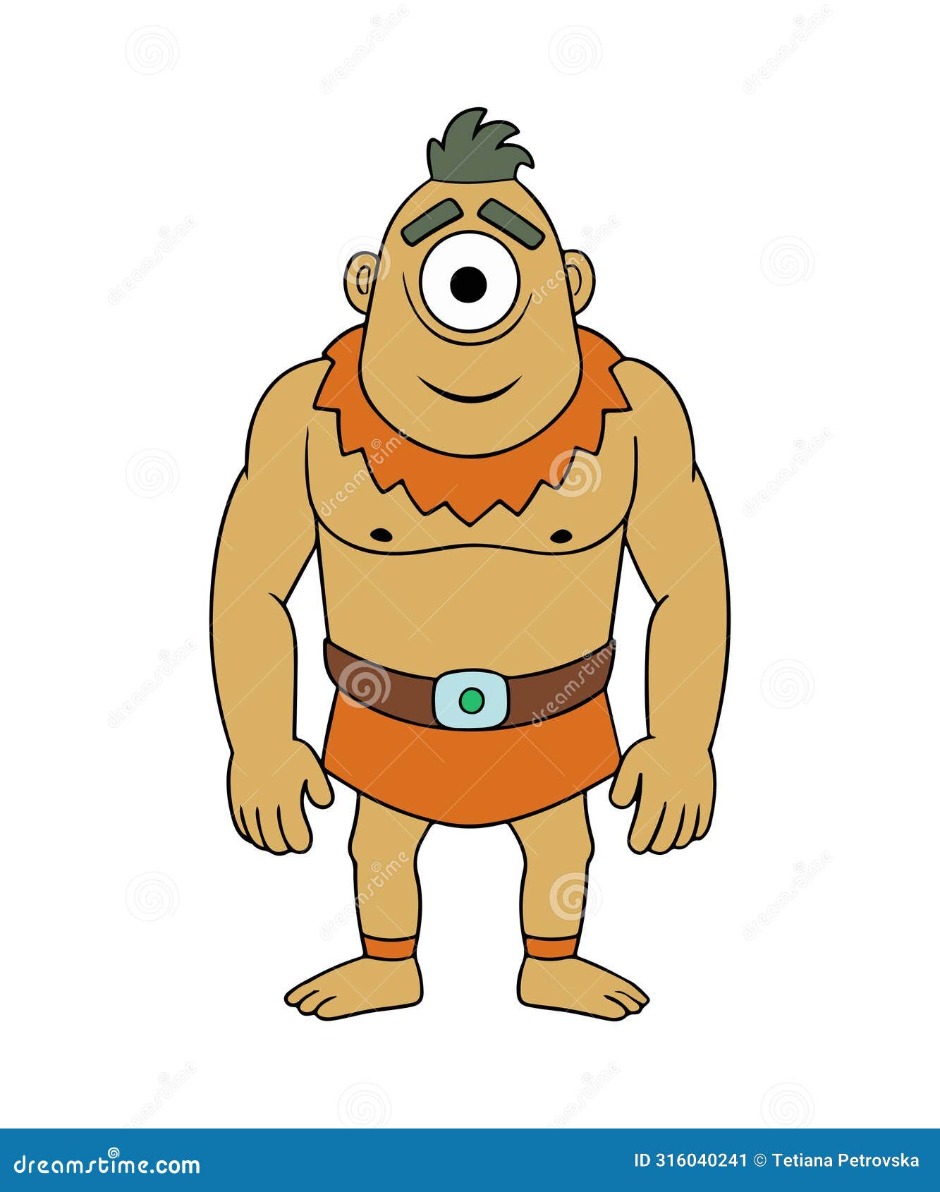 Animated Cyclops Character Sprites Vector Illustration | CartoonDealer ...