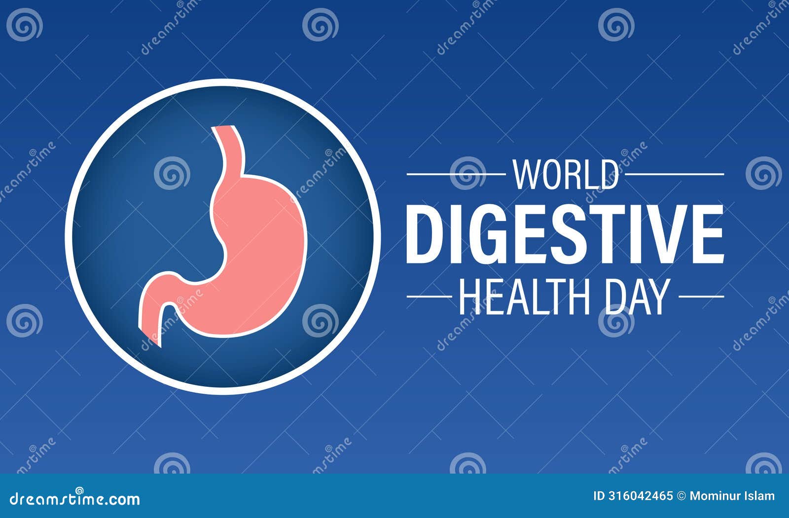 World Digestive Health Day Design Vector. May 29 Stock Vector ...