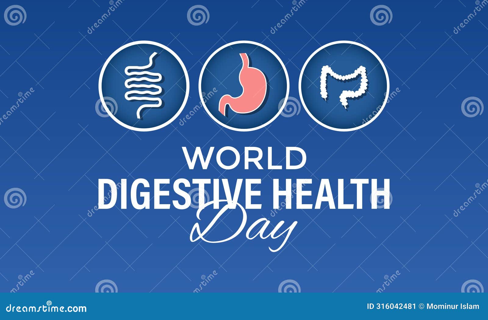World Digestive Health Day Design Vector. May 29 Stock Vector ...