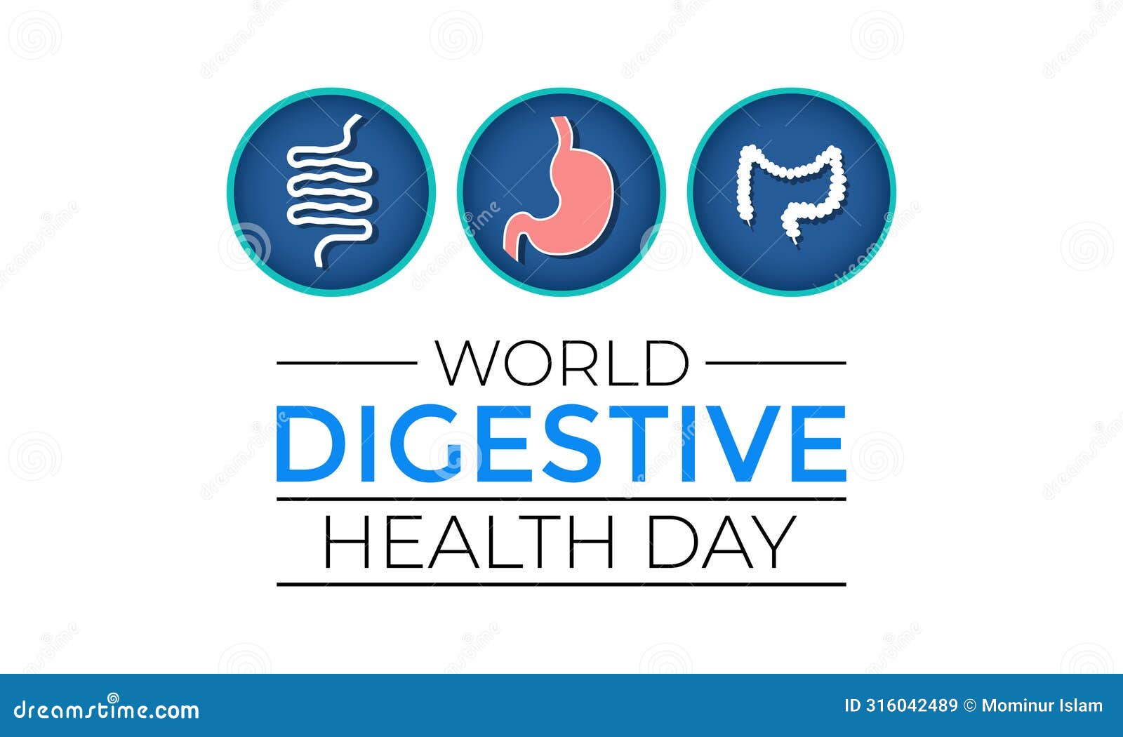 World Digestive Health Day Design Vector. May 29 Stock Vector ...