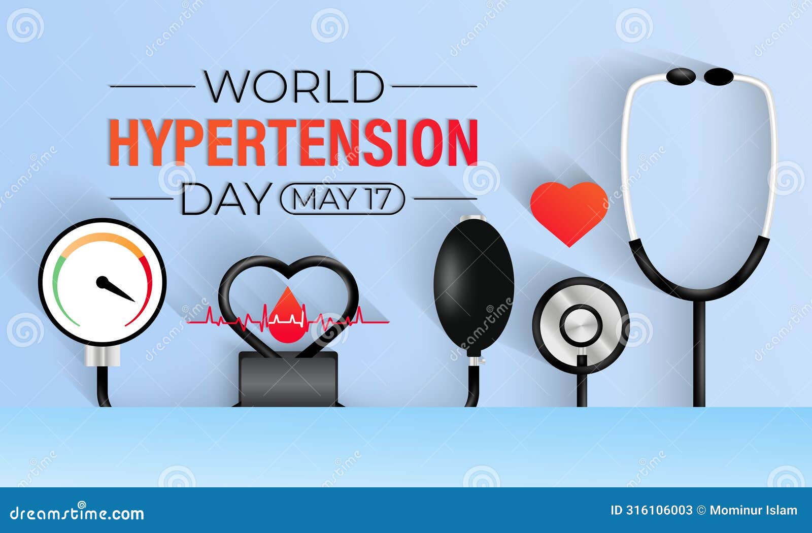 Vector Illustration on the Theme of World Hypertension Day Observed on ...