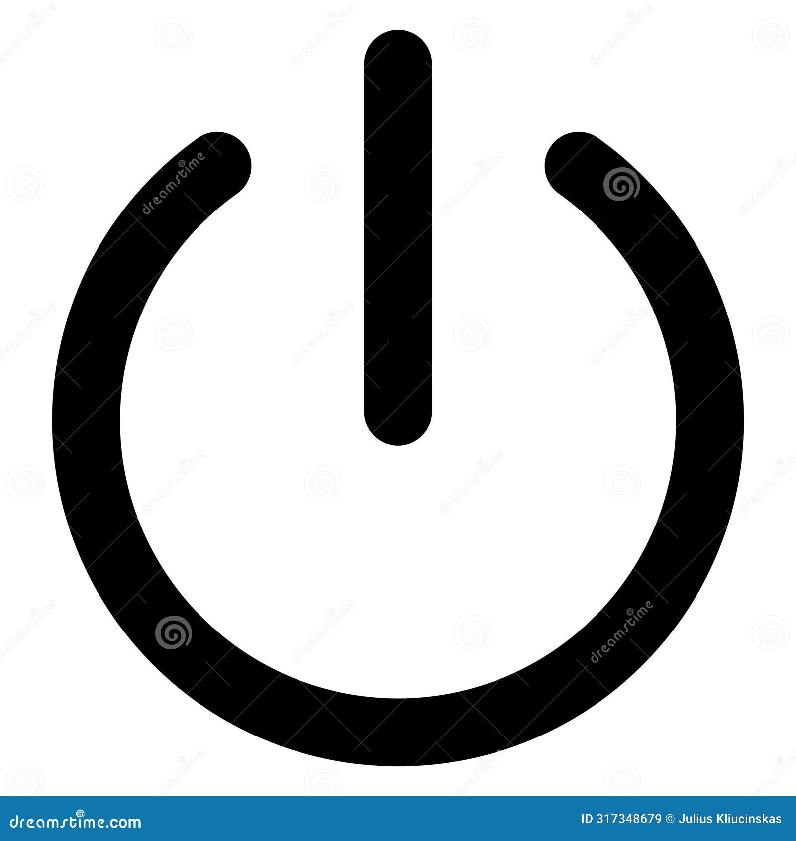 Circle Toggle Power Switches Cartoon Vector | CartoonDealer.com #22507255