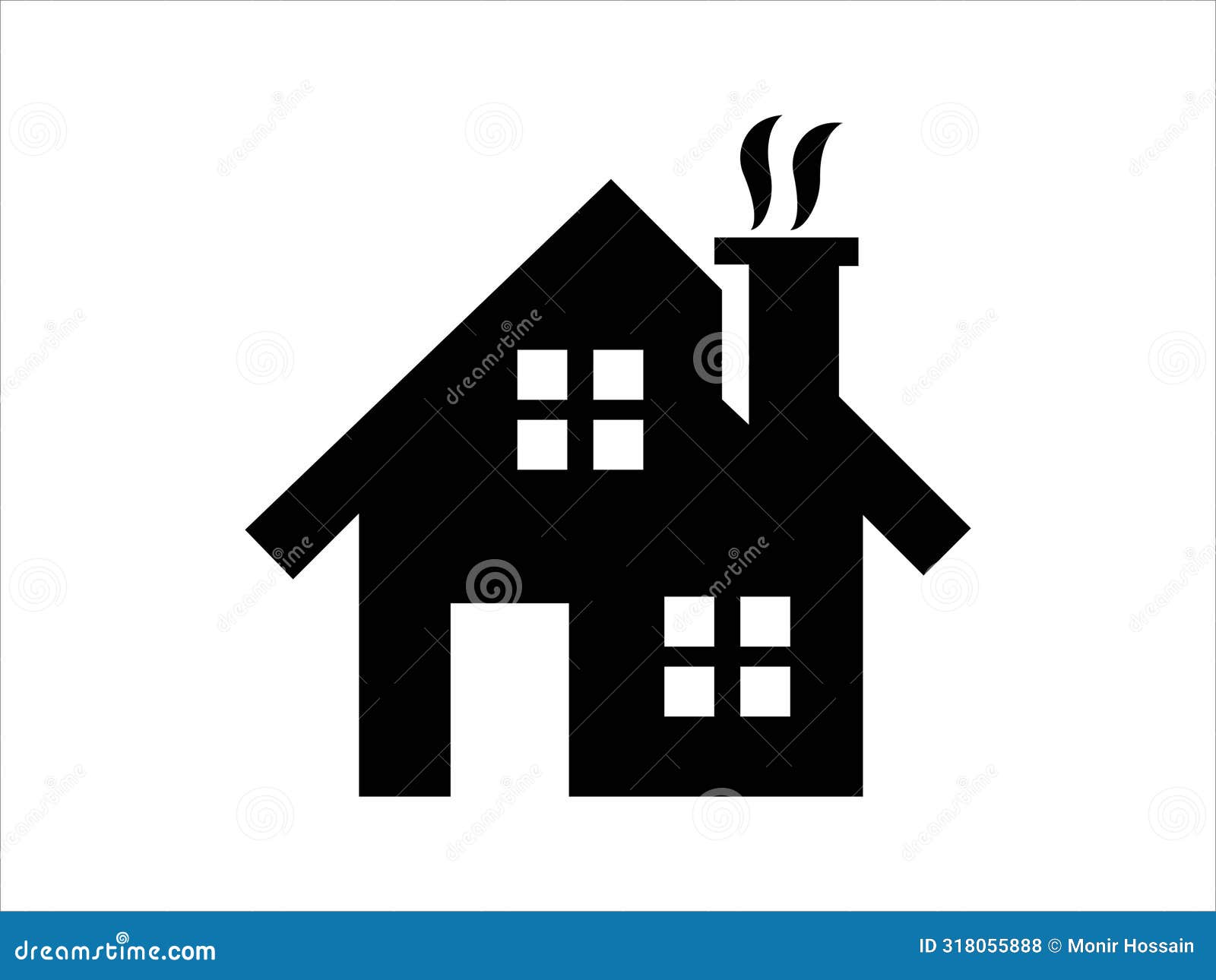 House design vector stock vector. Illustration of development - 318055888