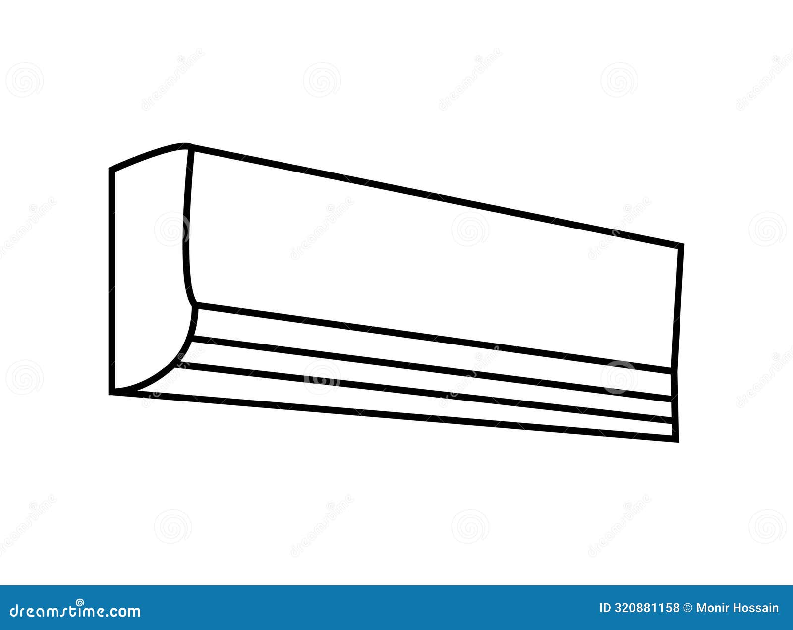 Ac outline design stock vector. Illustration of icon - 320881158