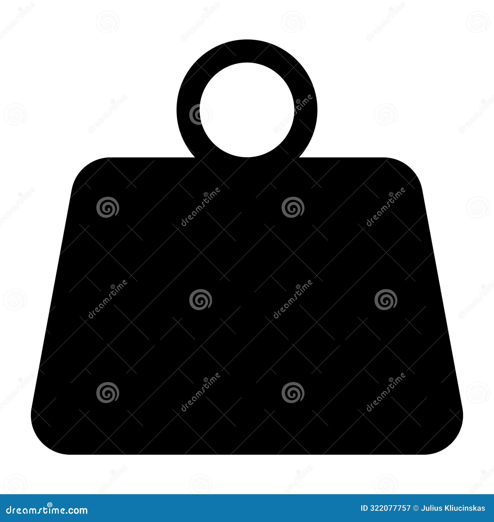 Metal Weight of Heavy Mass Flat Vector Icon. Perfect for Apps and ...