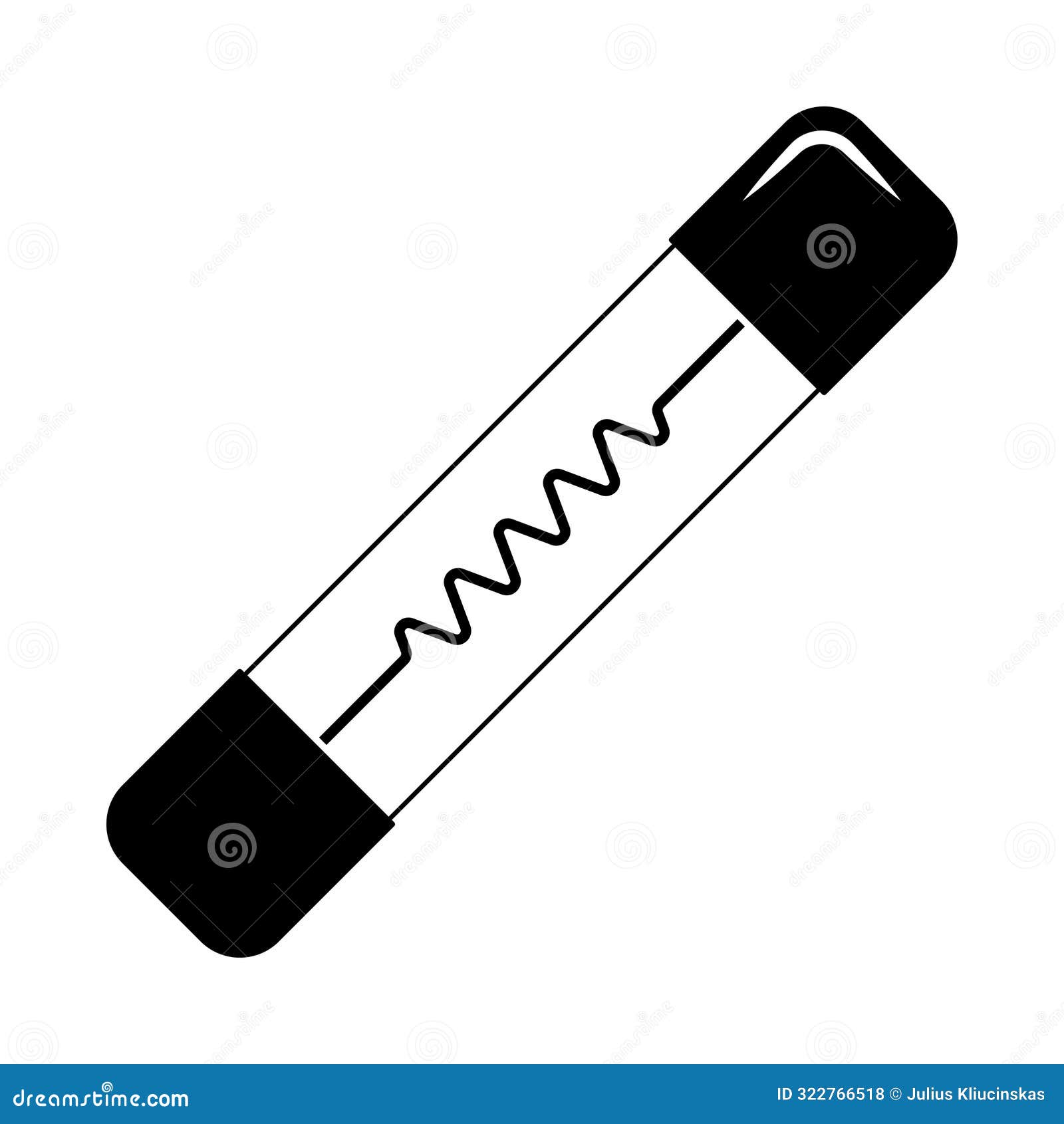 Electrical Fuse Vector Icon. Safety Component with Realistic Design ...