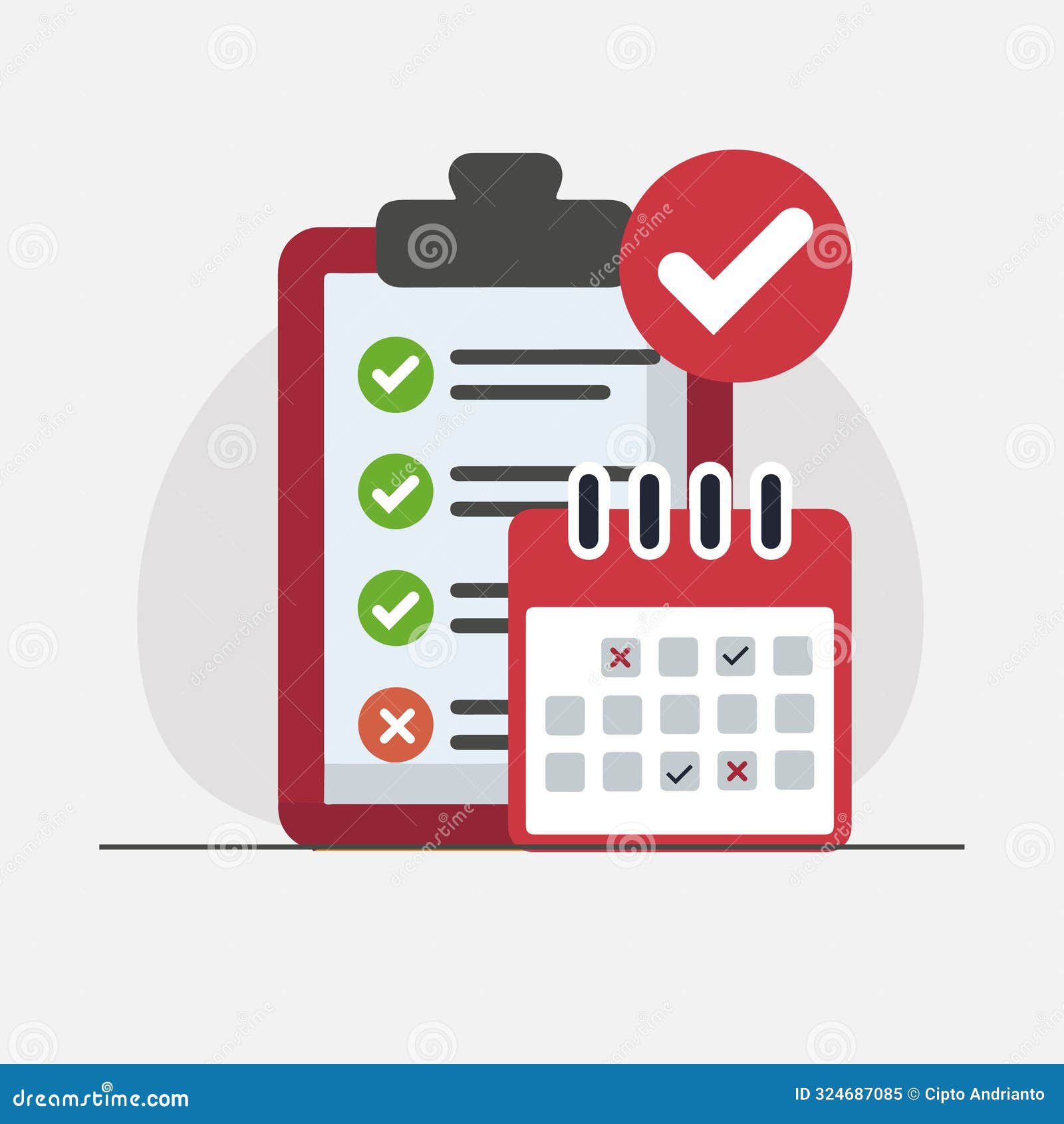 Set Schedule Management Icon, Can Also Be Used for Search Engine ...