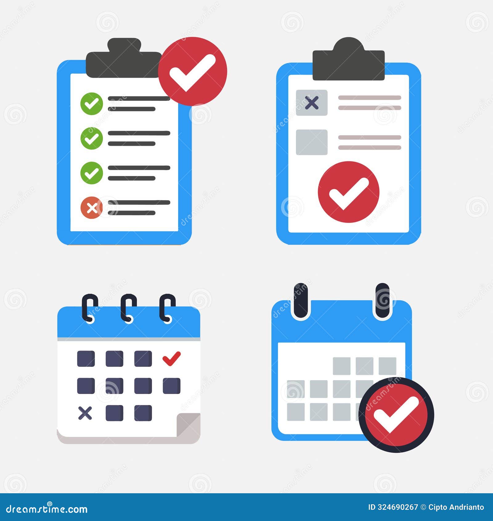 Set Schedule Management Icon, Can Also Be Used for Search Engine ...