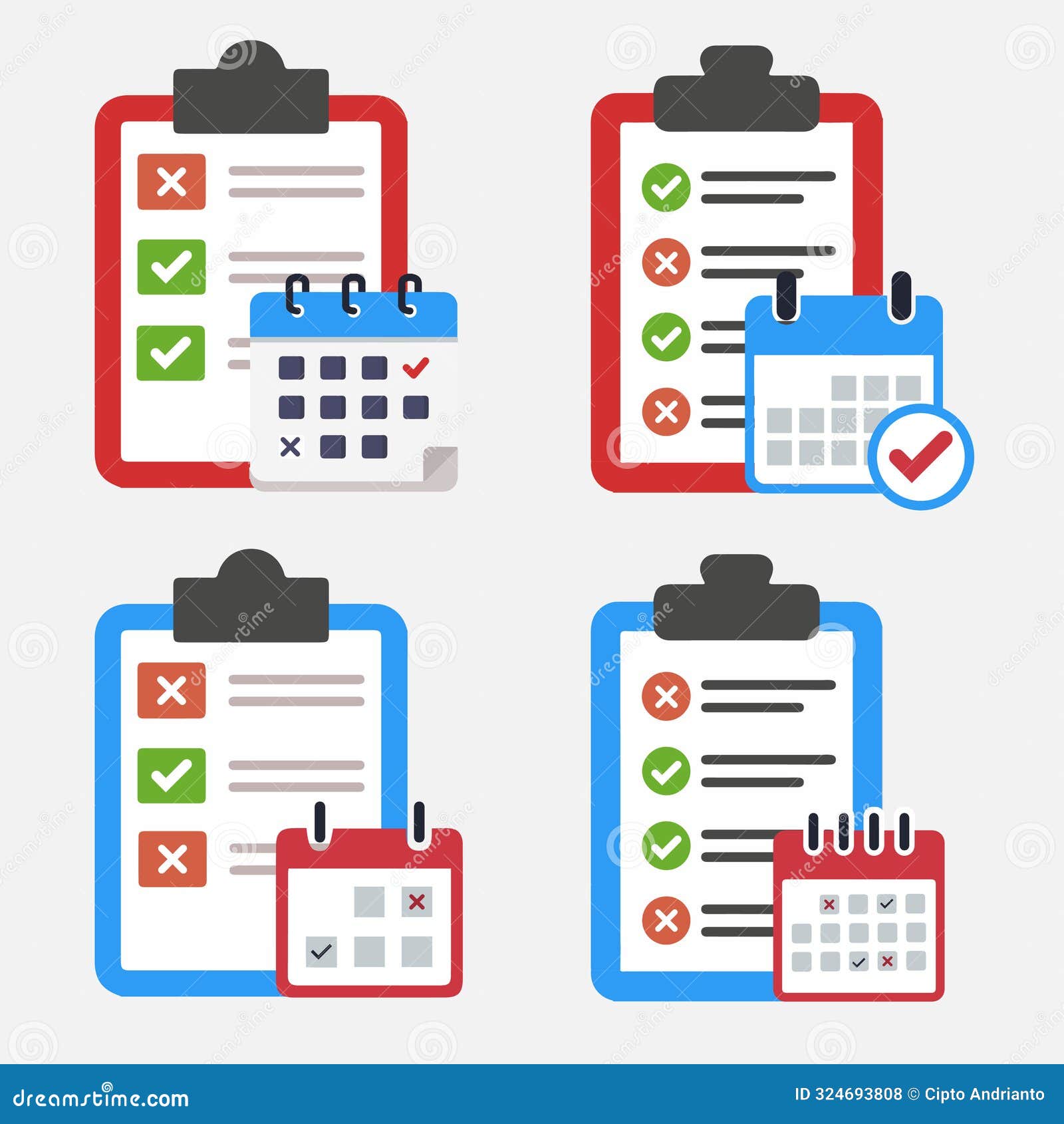 Set Schedule Management Icon, Can Also Be Used for Search Engine ...