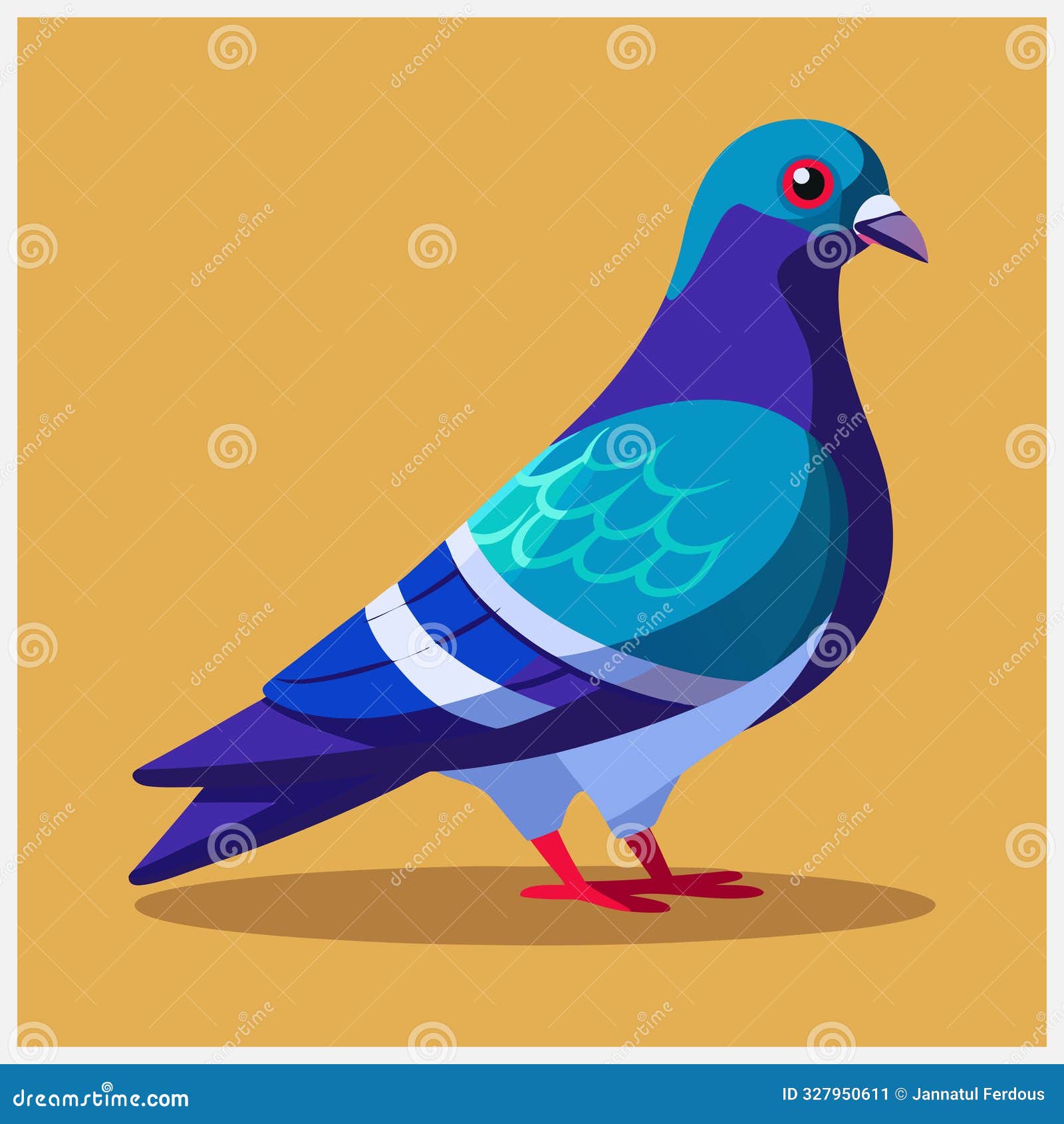 The Ultimate Collection of Isometric Pigeon Illustrations, a Visual ...