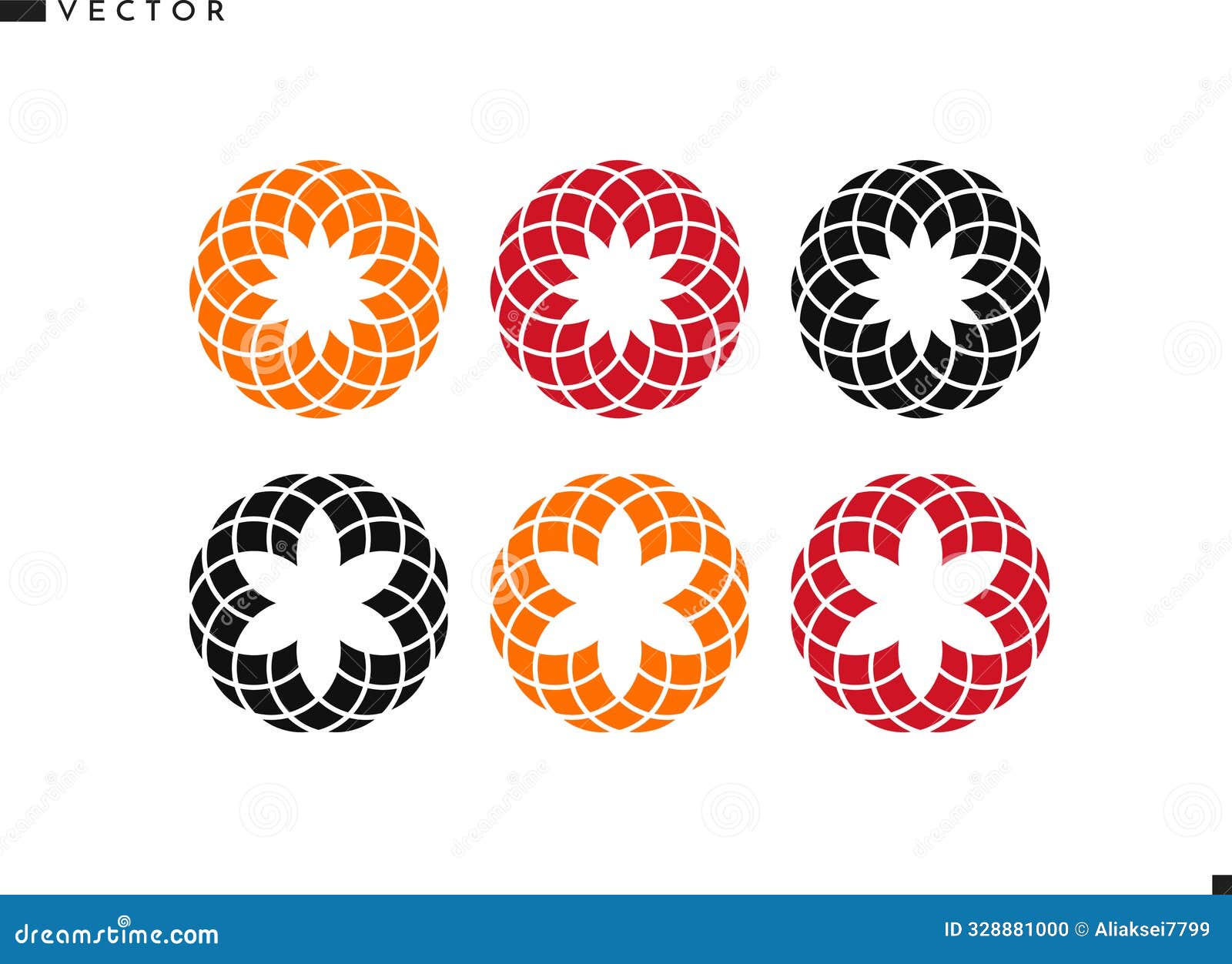 Abstract Arabesque Seamless Pattern. Artistic Ripple Line With ...