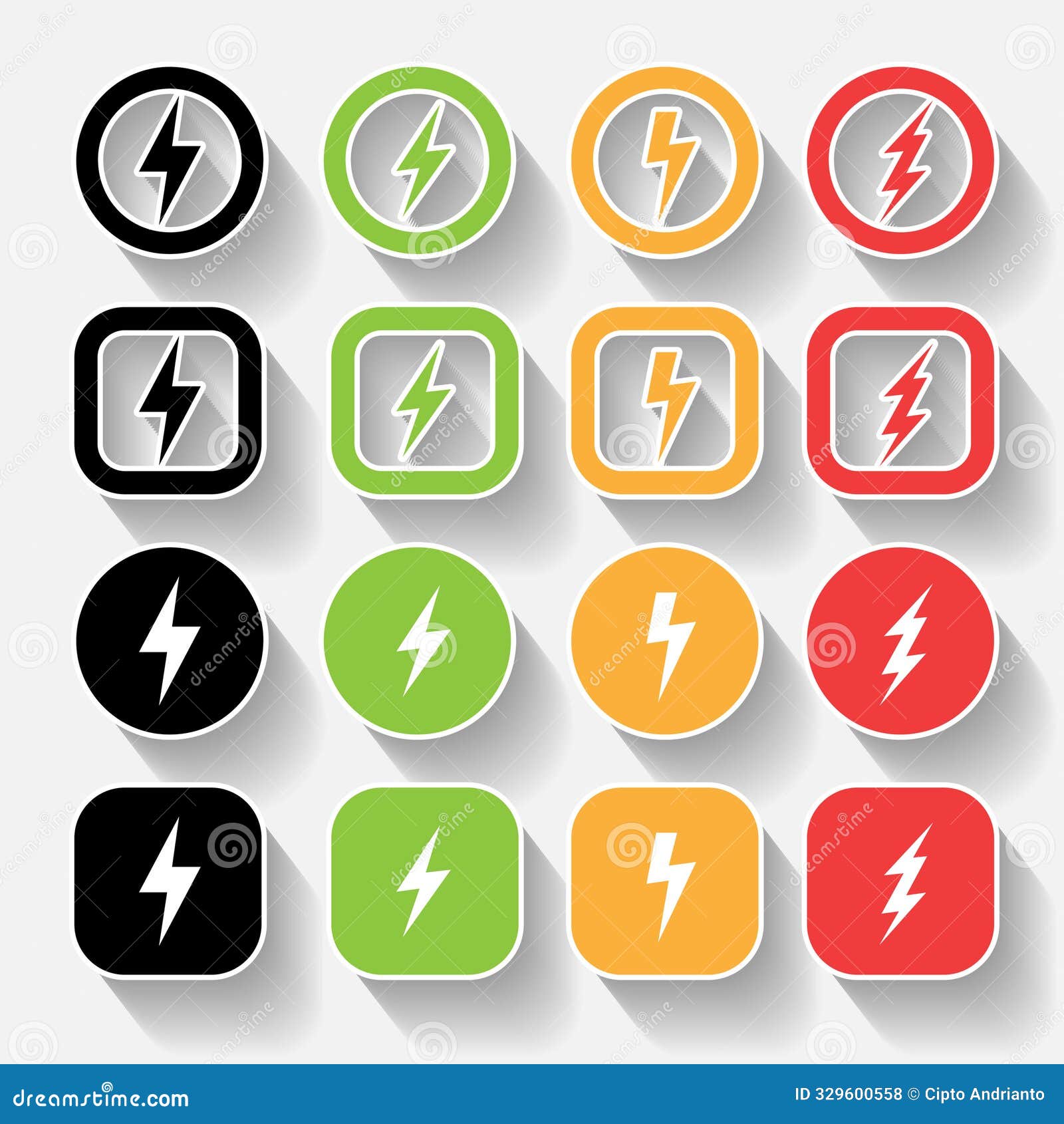 Lightning, Thunderbolt Fx Animation Frames Sprite Vector Illustration ... Lightning, Thunderbolt Fx Animation Frames Sprite Vector Illustration ...