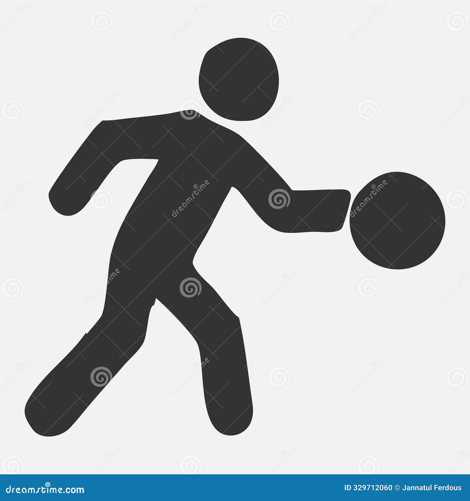 Ultimate Sports Icons Stick Figure Symbol Netball Set Cartoon Vector ...