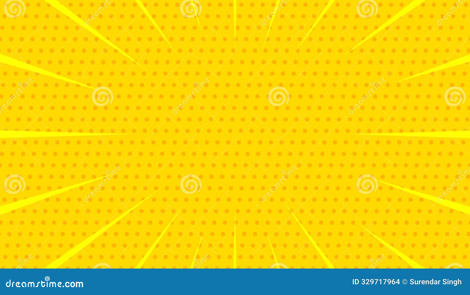 Pop Art Yellow Comics Book Magazine Cover Page. Dots Pop Art Comics ...