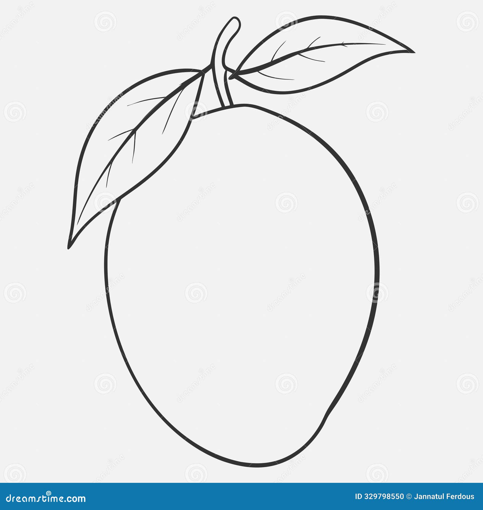 MANGO LINE ART: a MASTERPIECE of SIMPLICITY and ELEGANCE Stock ...