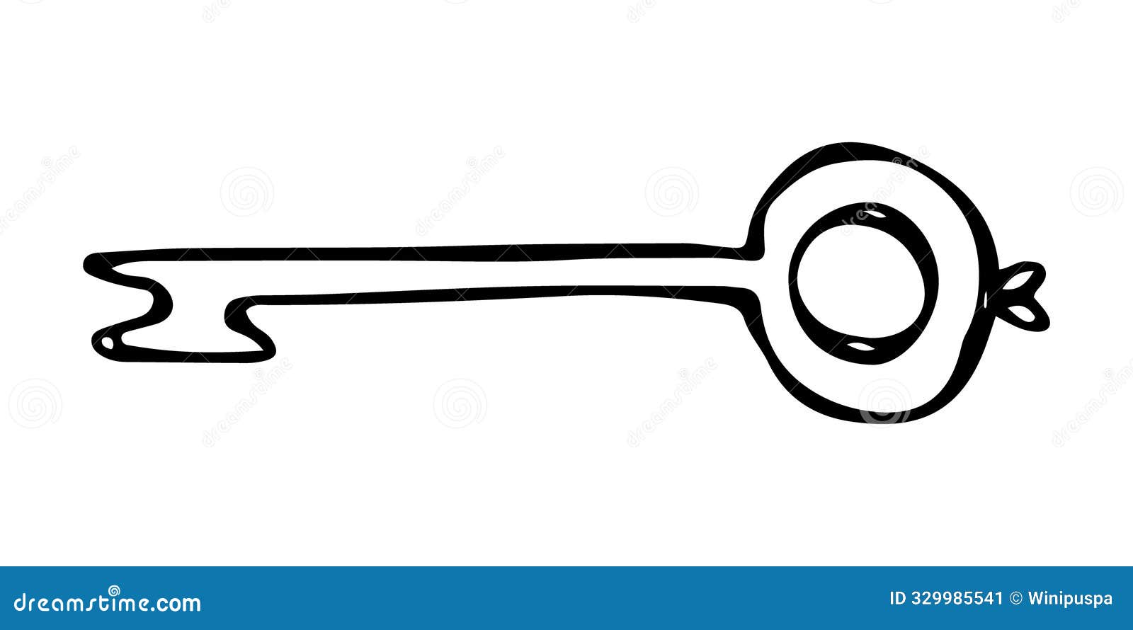 Vintage Locks and Keys. Sketch Keyhole, Victorian Style Padlock Stock ...