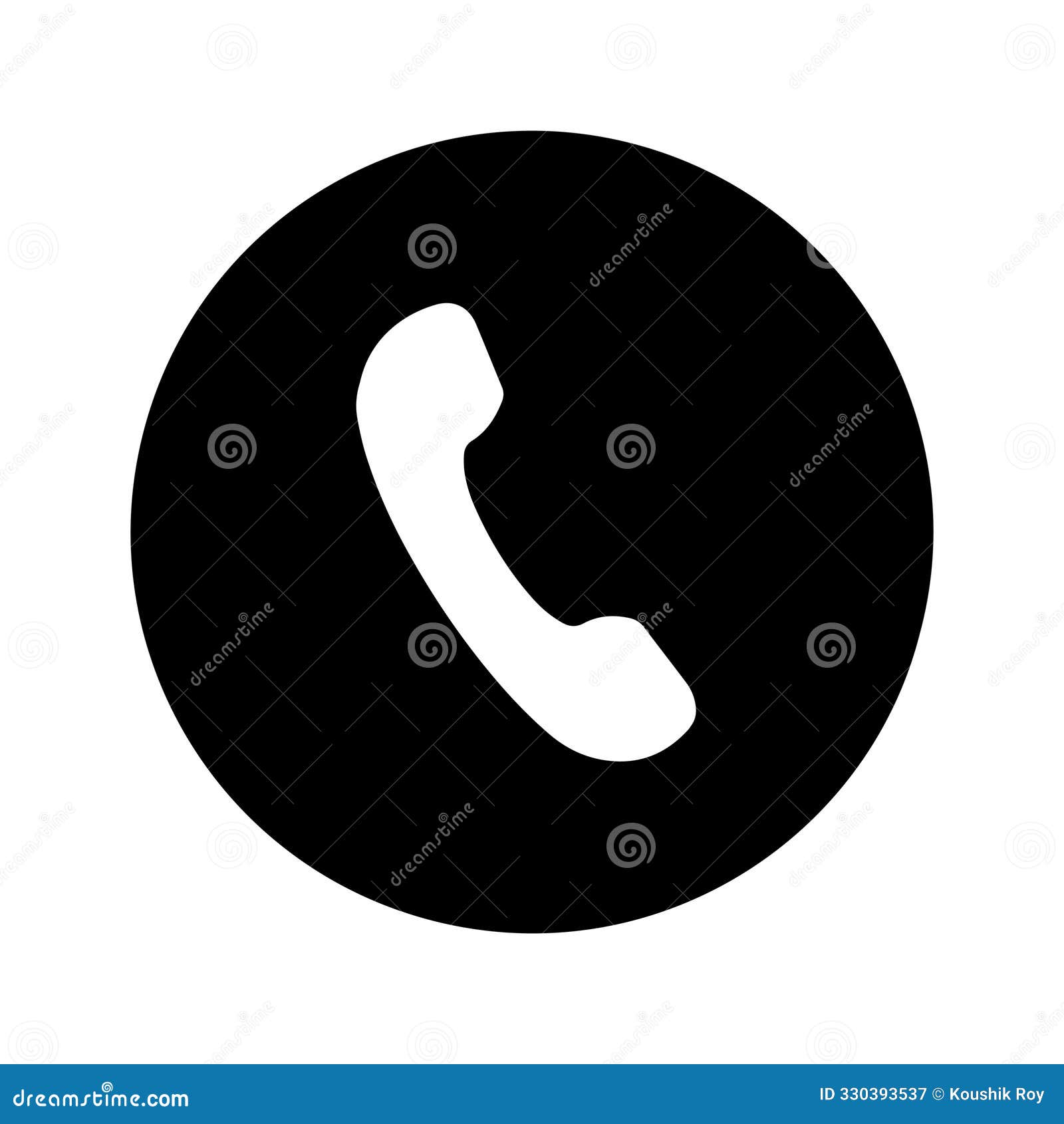 Call Icons. Phone Dial Symbols. Answer and Decline Stock Illustration ...
