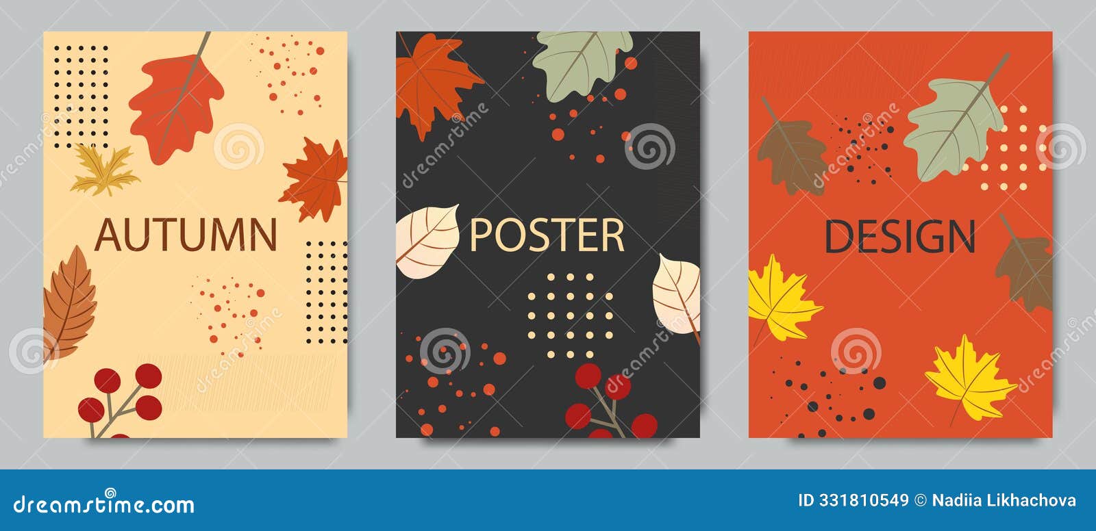 Minimalist Autumn Envelope Design With An Acorn And Oak Leaves ...