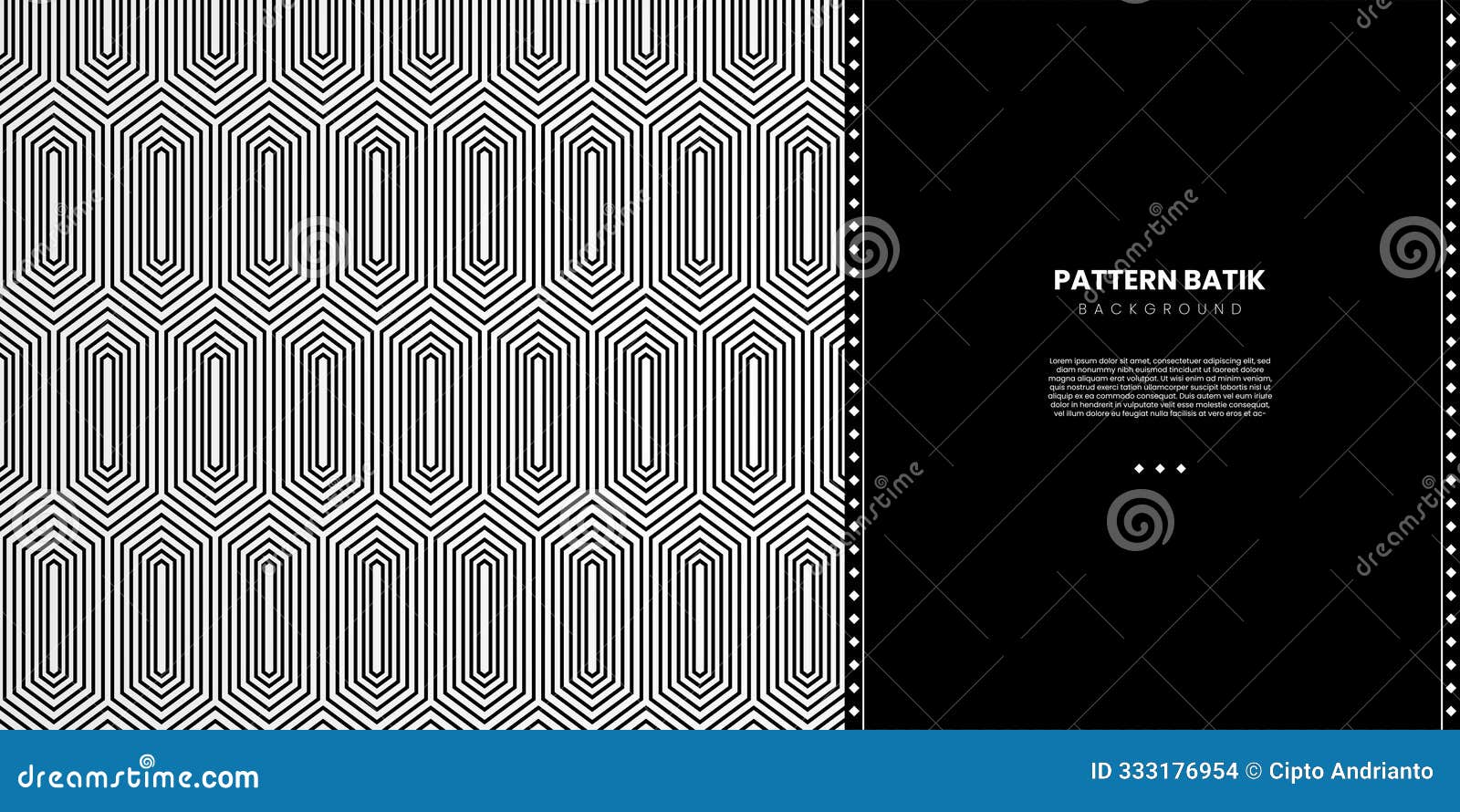 Linear Flat Design Abstract Wave Lines Pattern Batik Line Pattern ...