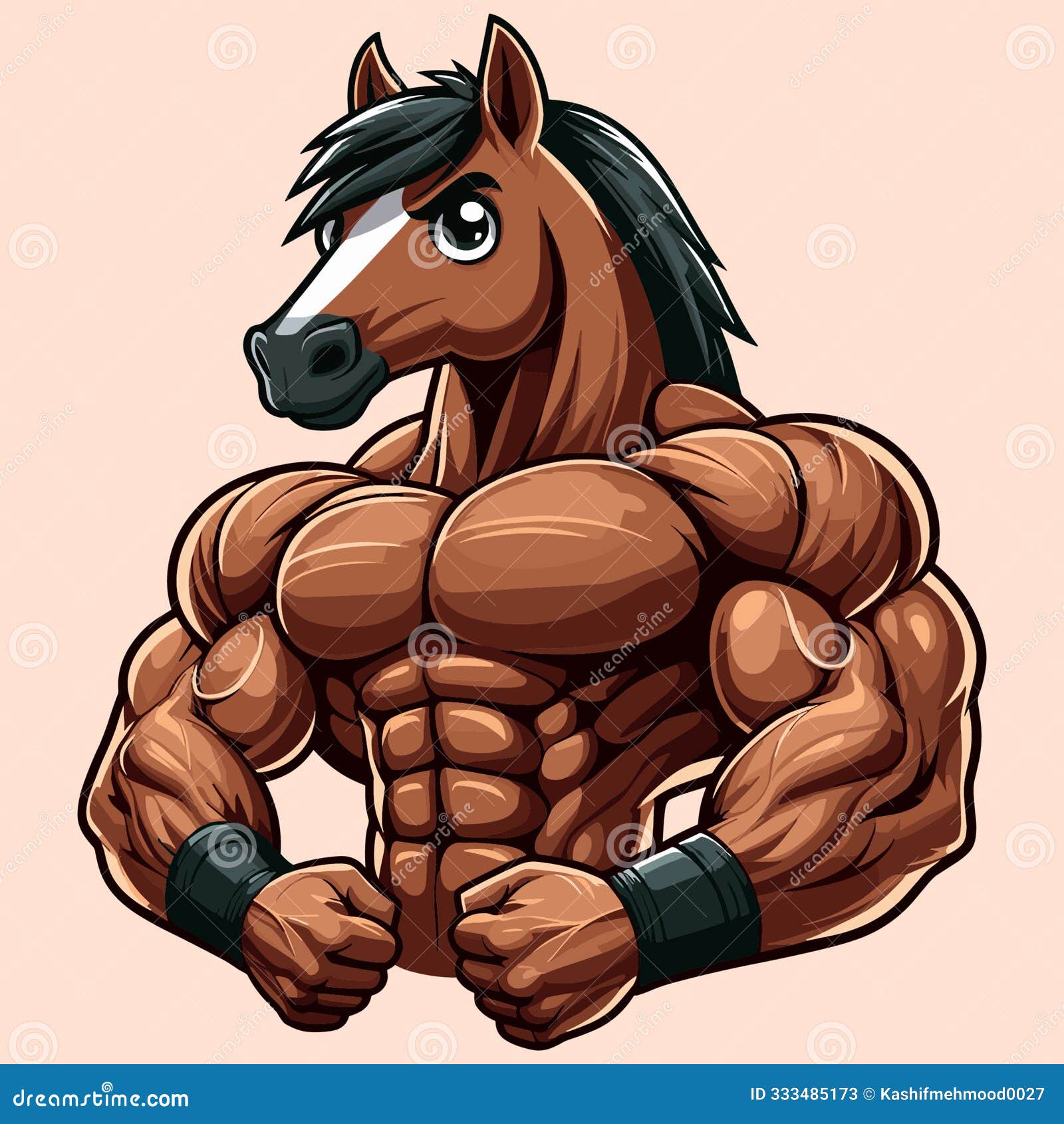 Impressive Fox Themed Tattoo Logo With Swords Stock Image ...