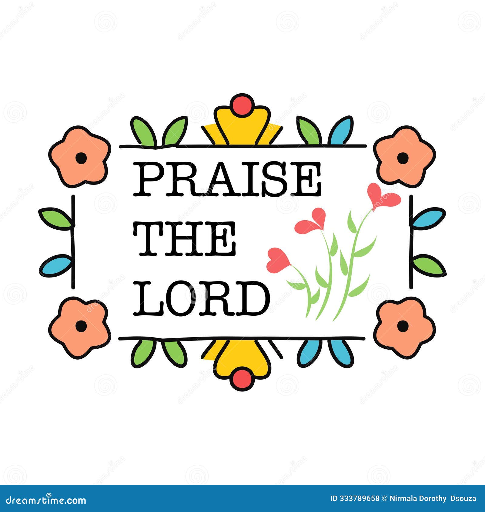 Biblical Phrase, Christian Faith, Typography for Print Stock Vector ...