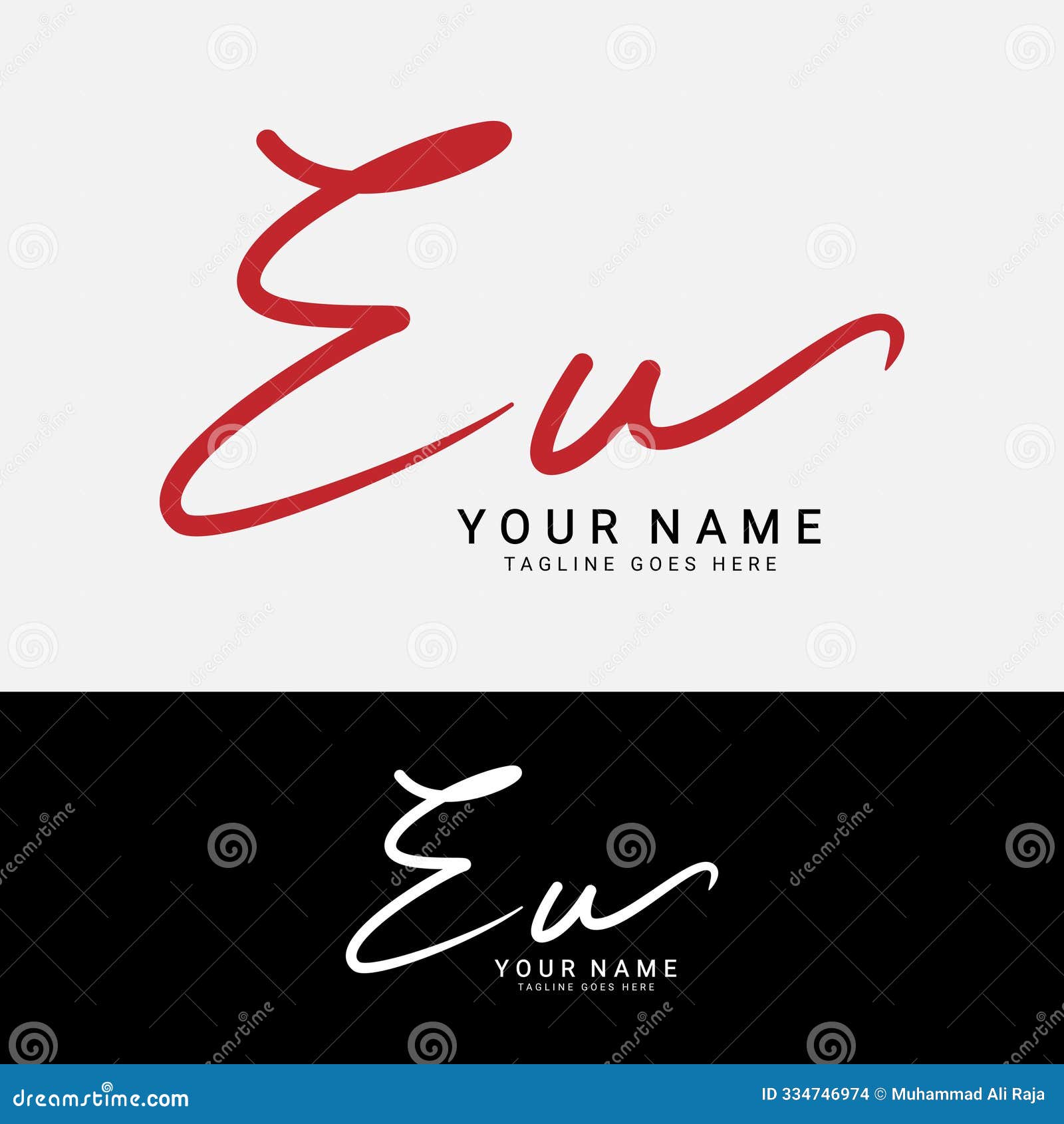 E, U, EU Initial Letter Logo. Alphabet EU Handwritten Signature Logo ...