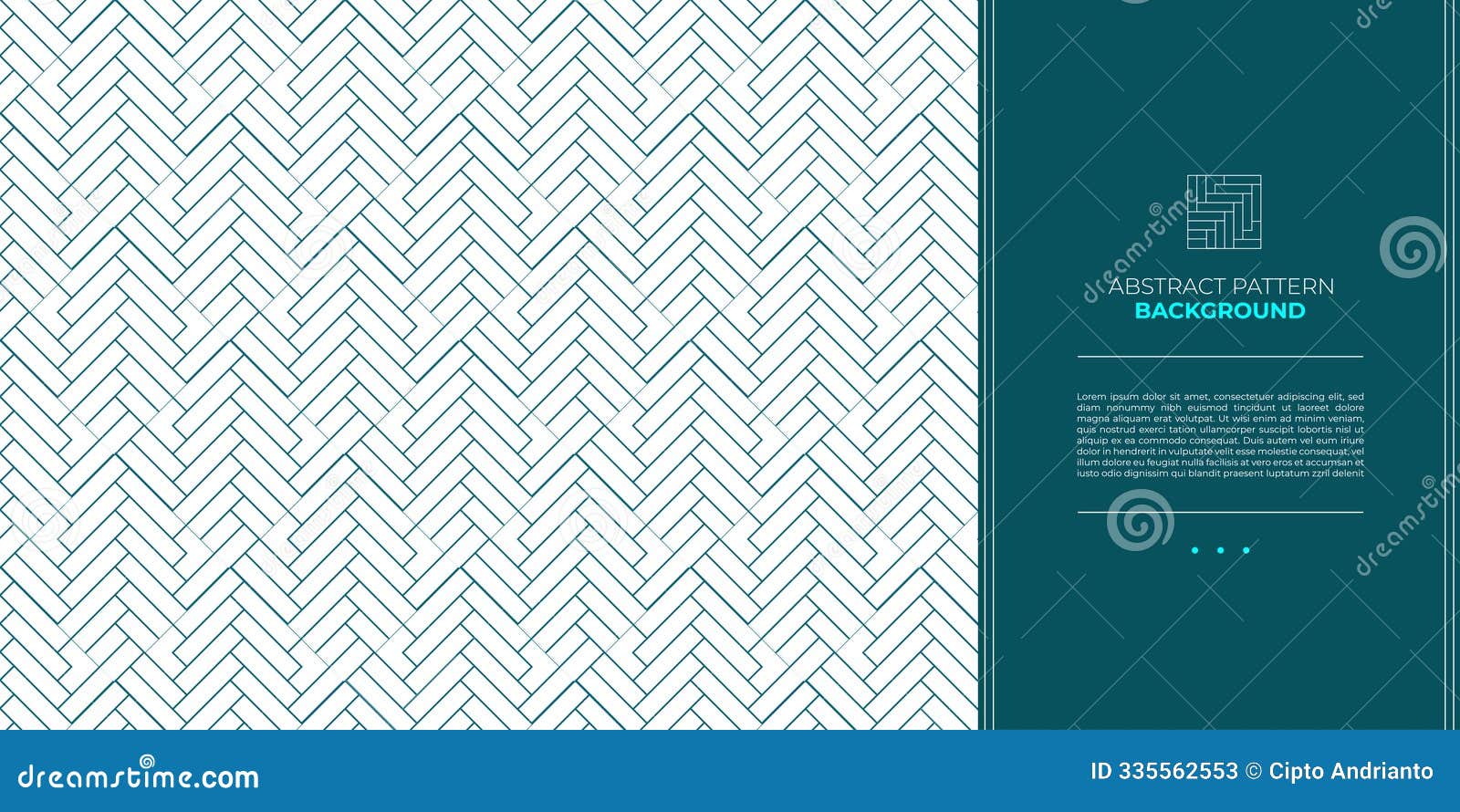 Geometric Lines Seamless Pattern. Turquoise Texture with Thin Diagonal ...