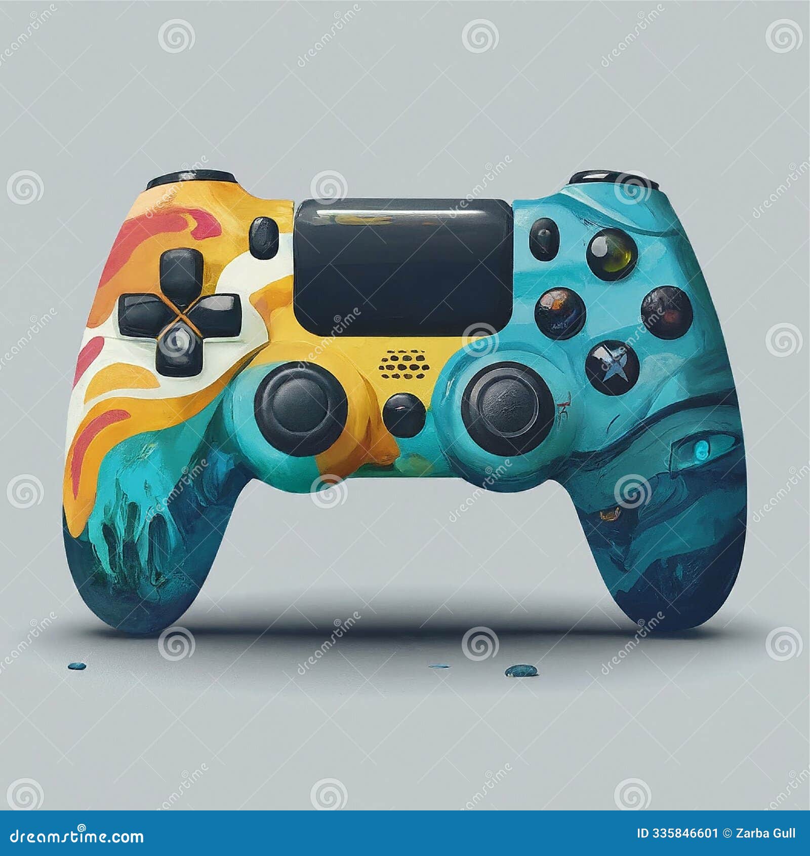 Sticker with a Pile of Different Game Controllers Clipart Vector Stock ...