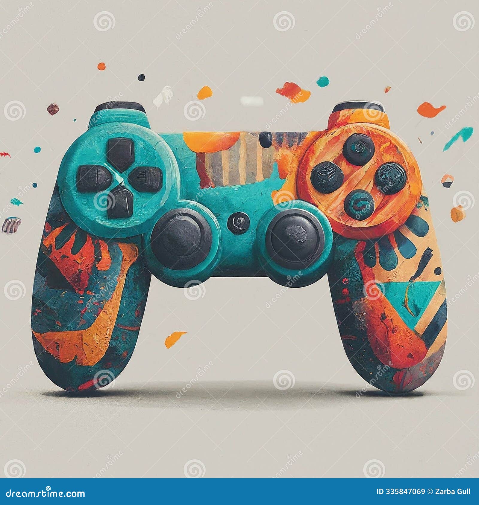 Sticker with a Pile of Different Game Controllers Clipart Vector Stock ...