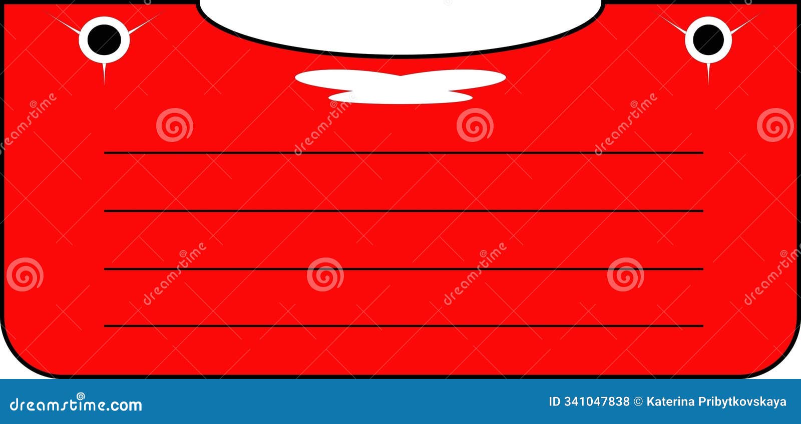 Place for writing text. stock illustration. Illustration of document ...