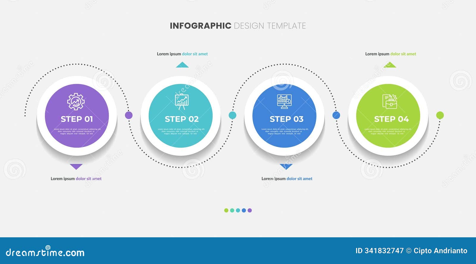 Timeline Creator Infographic Template. 4 Step Timeline Journey ...
