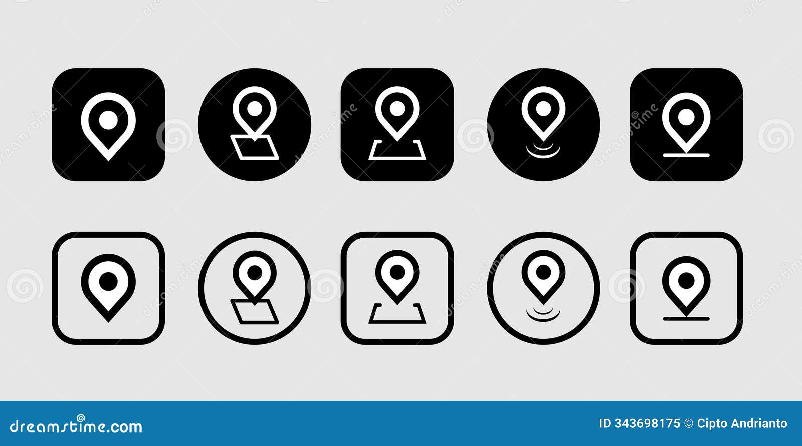 Navigation, Location Marker, Cursor Isometric Icon. 3d Line Art ...