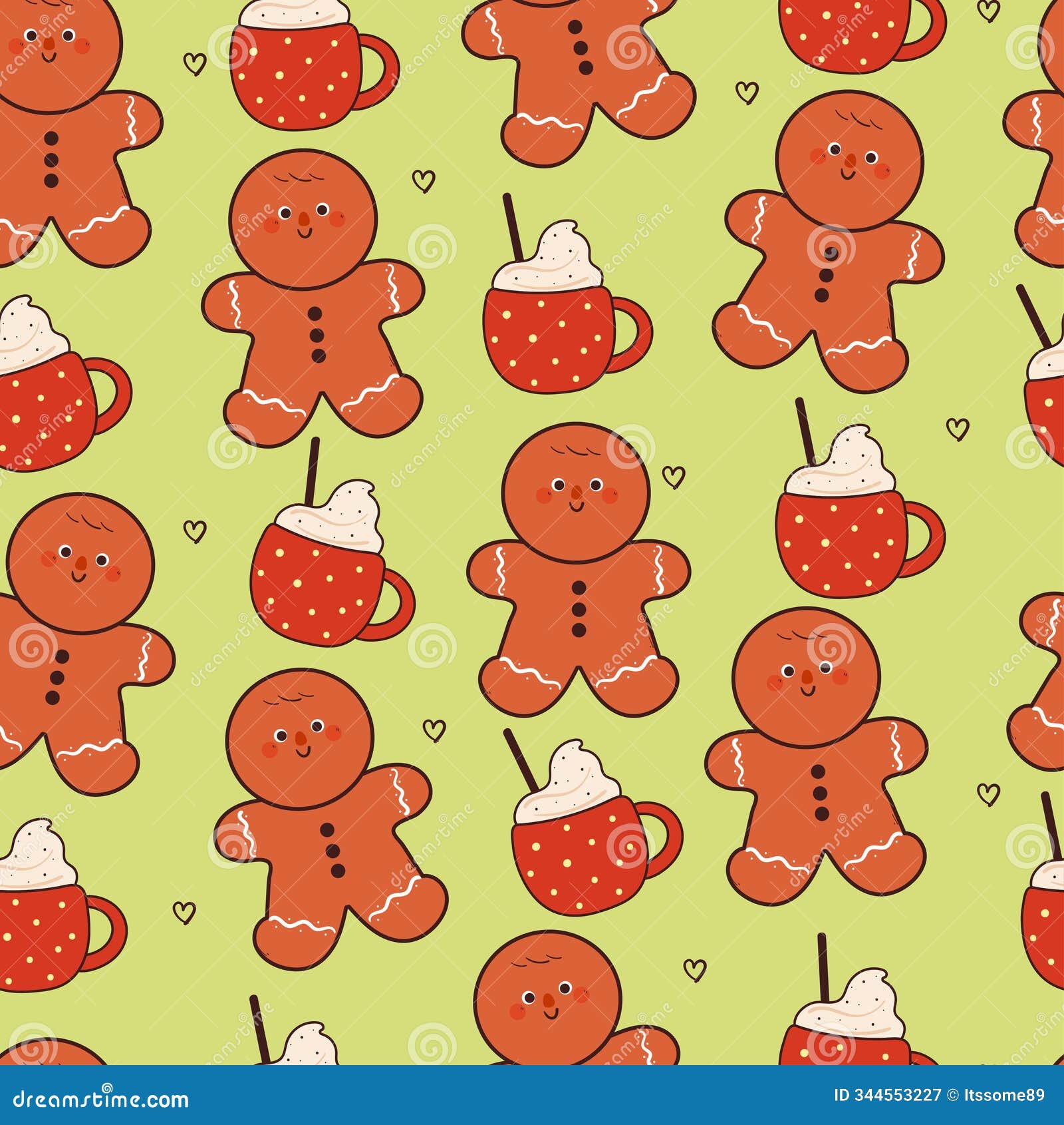 Cartoon Gingerbread Man On An Angry Rampage. Isolated Vector ...
