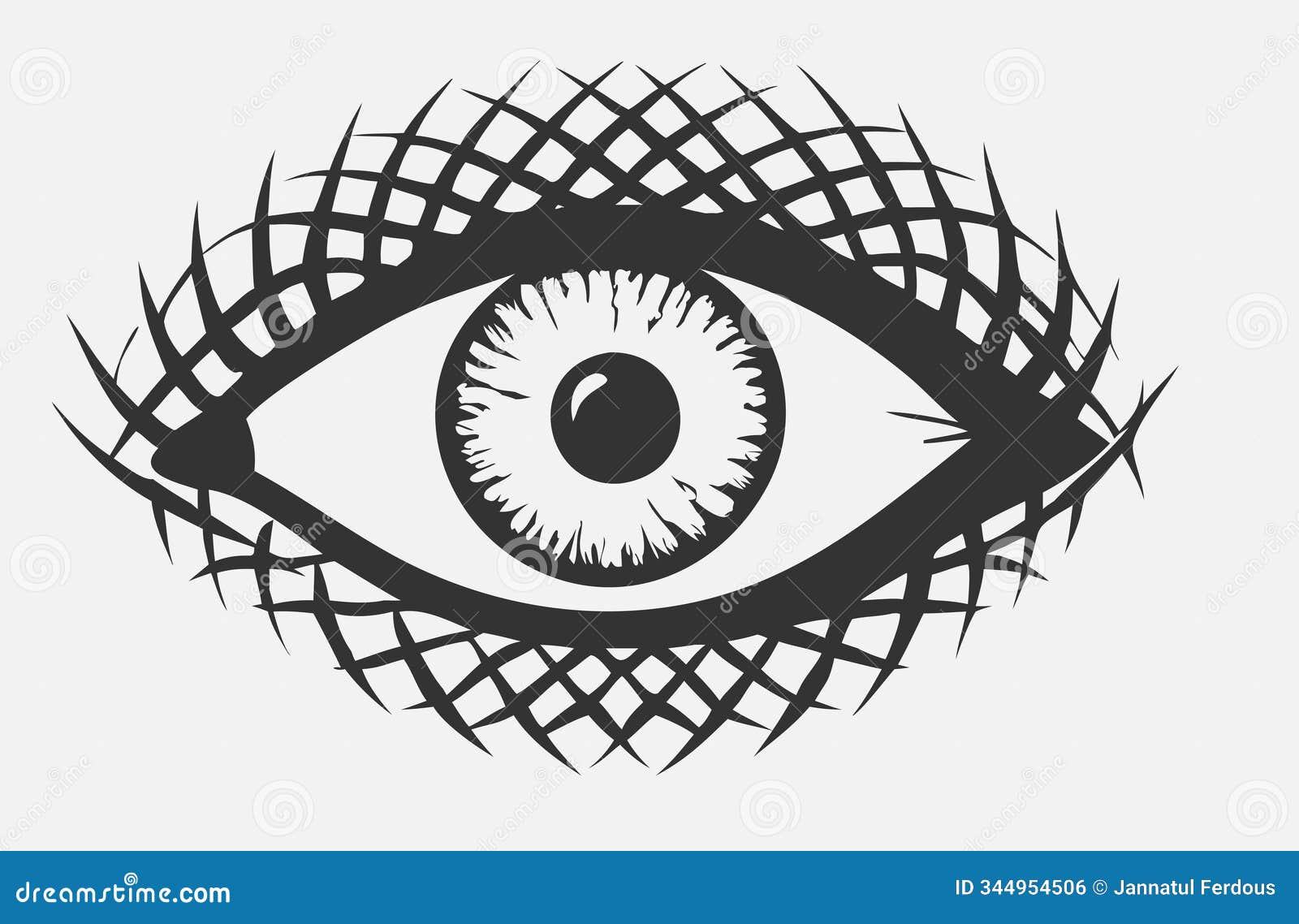 Elegant and Minimalistic Eye-Off Icon Stock Vector - Illustration of ...