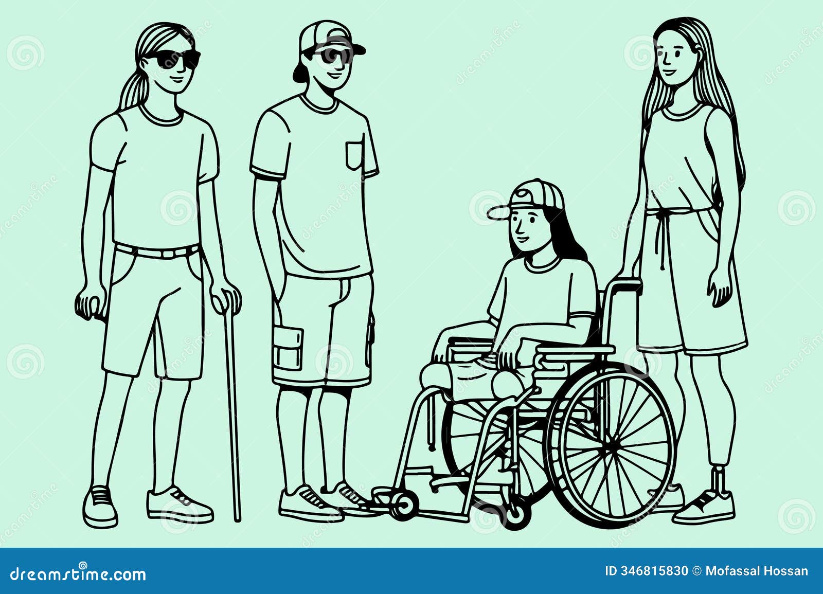 International Day of Persons with Disabilities 1 Stock Vector ...