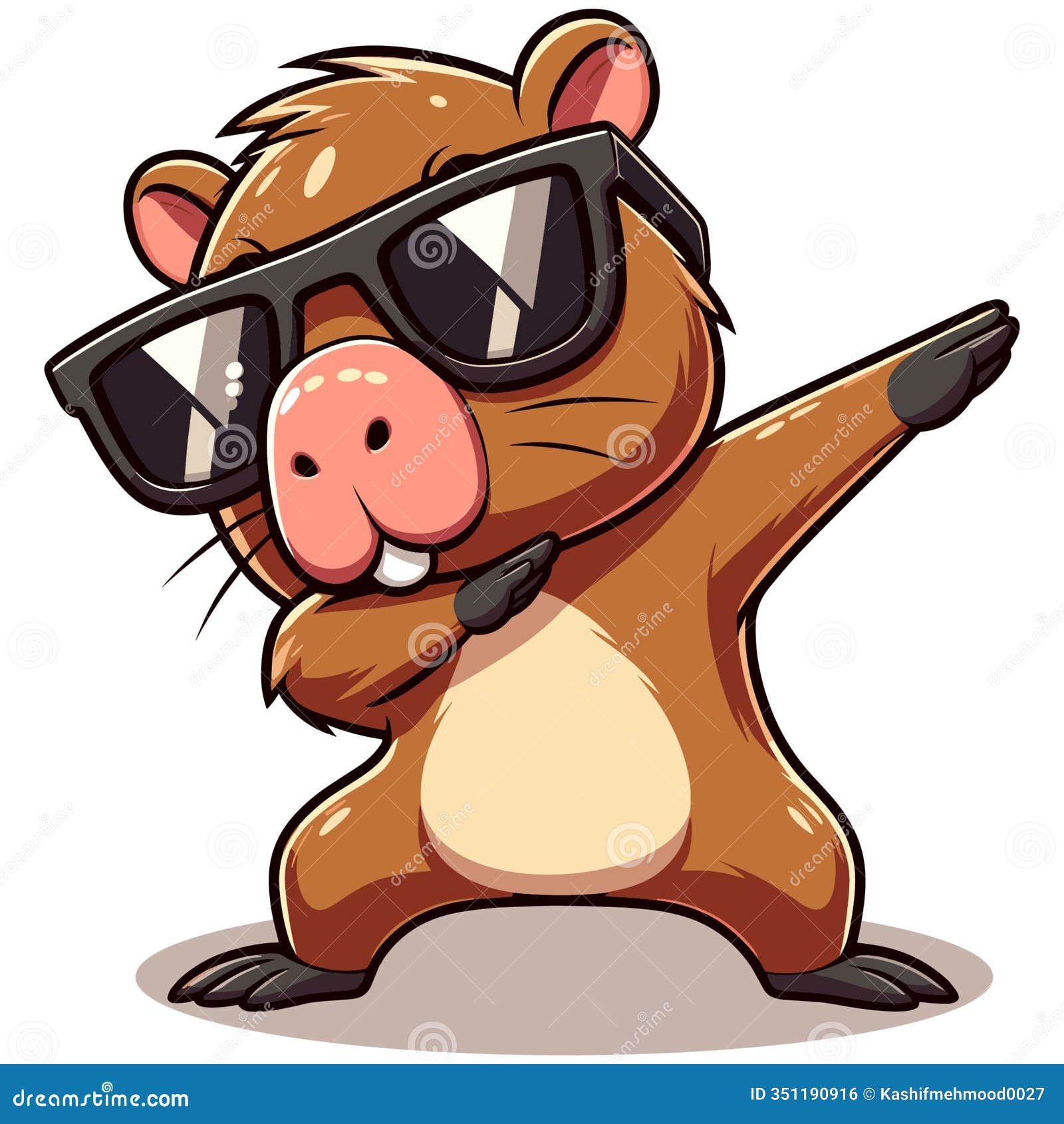 Complete The Capybara. Vector Capibara Symmetrical Drawing Practice ...