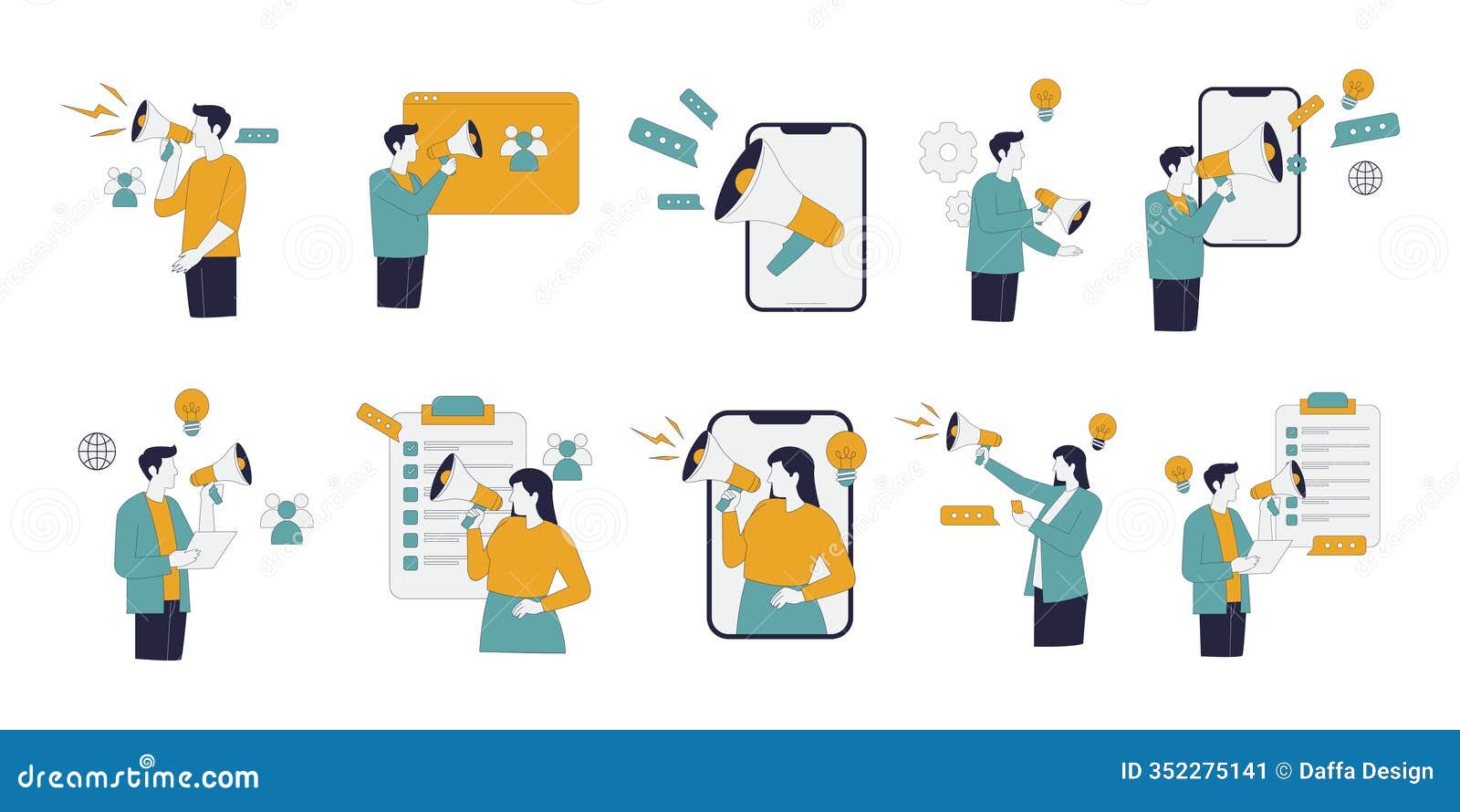 Public Relations Art & Illustration Stock Illustration - Illustration ...