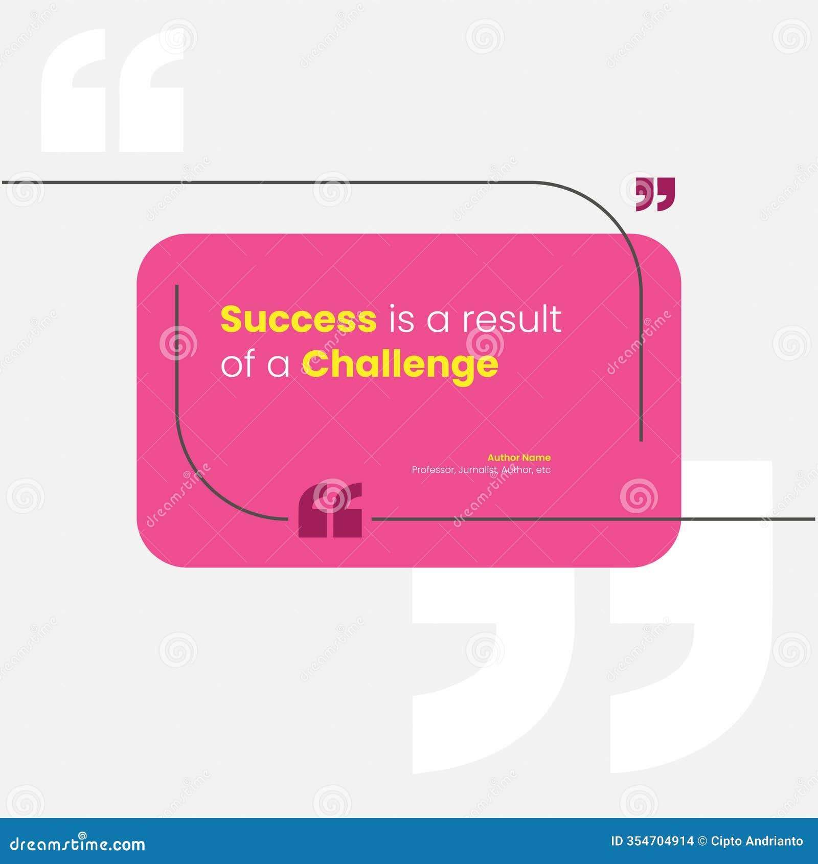 Testimonial Banner Infographic Background. Infographic Quote Bubble ...