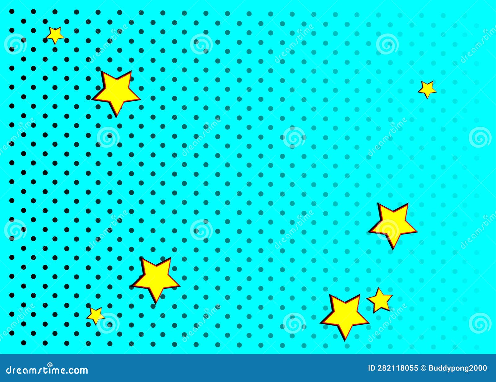 Comic Wrapping Patterns. Pop Art Geometric Square Frame With Color ...