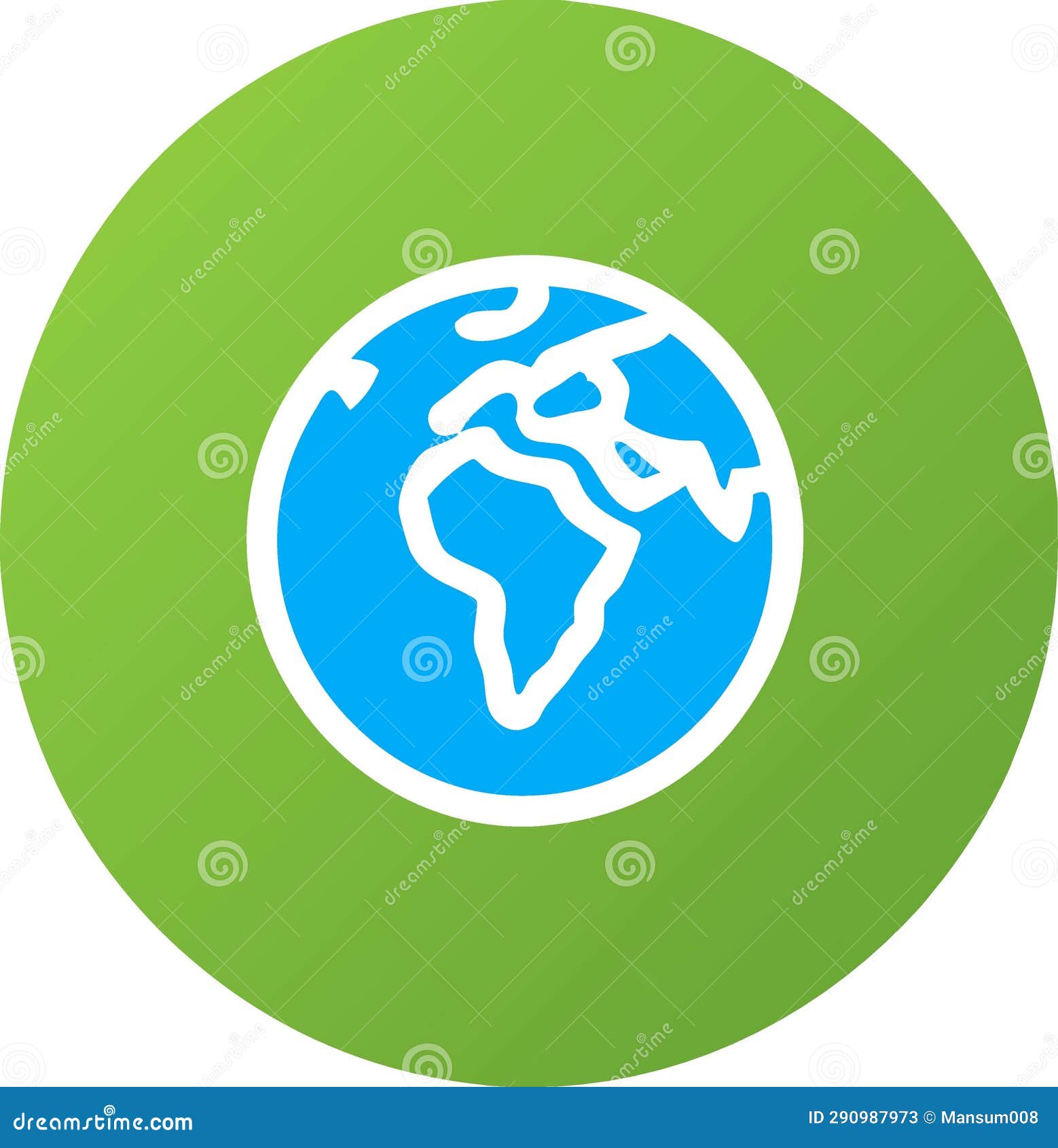 Illustration of globe icon stock illustration. Illustration of world ...