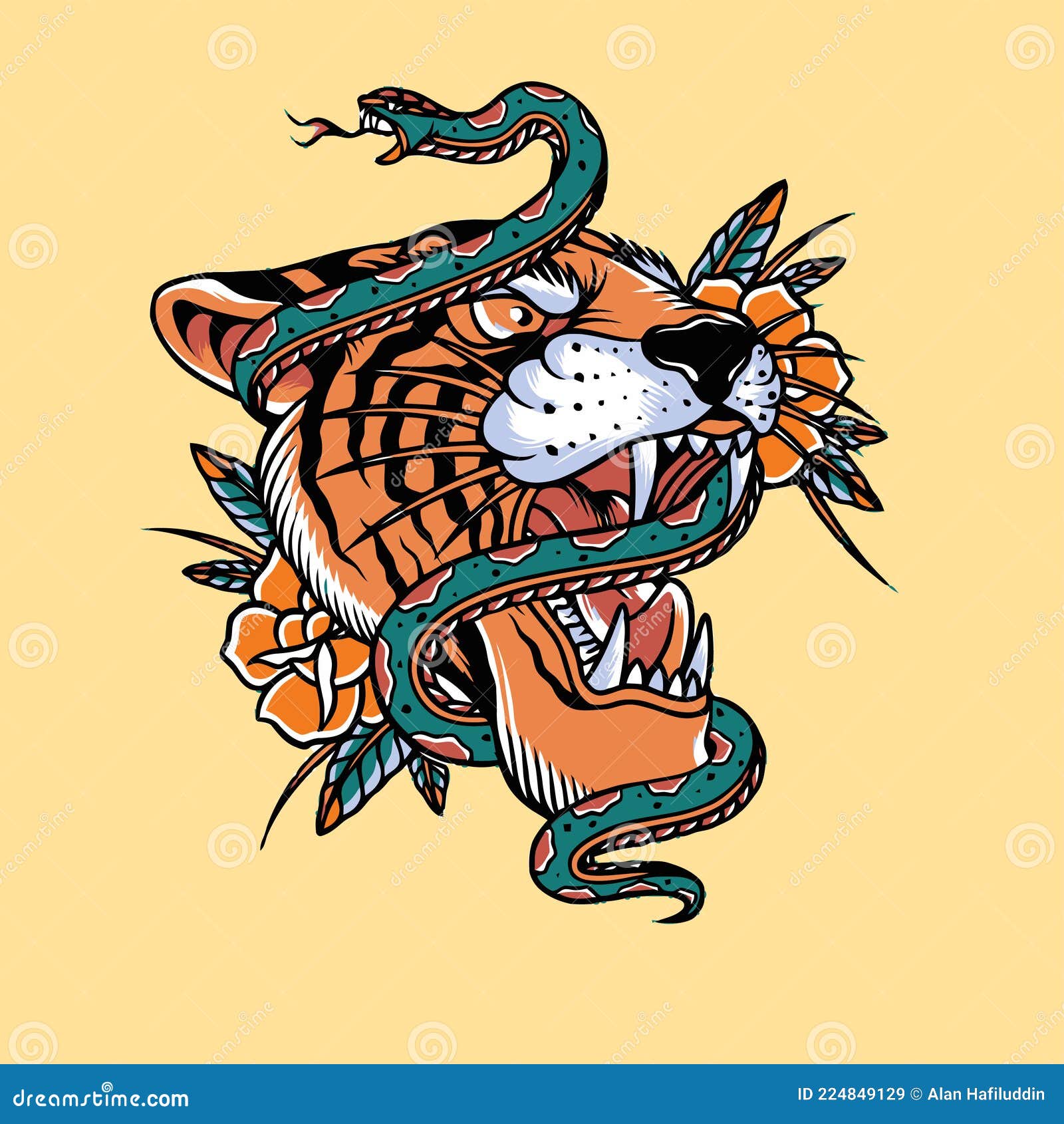 Red Rose Tiger Stock Illustrations – 5,534 Red Rose Tiger Stock ...