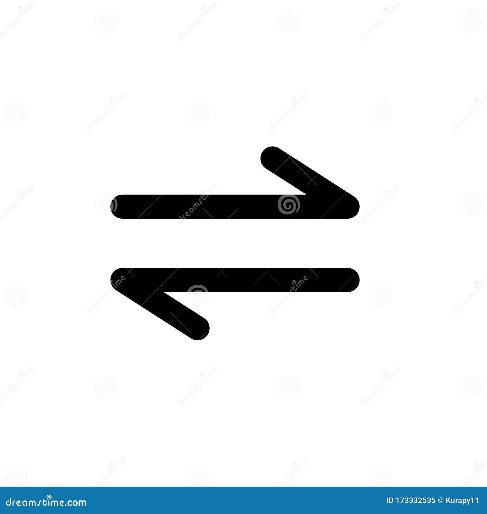 Eft and Right Arrows Icon. Arrows Symbol Stock Illustration ...