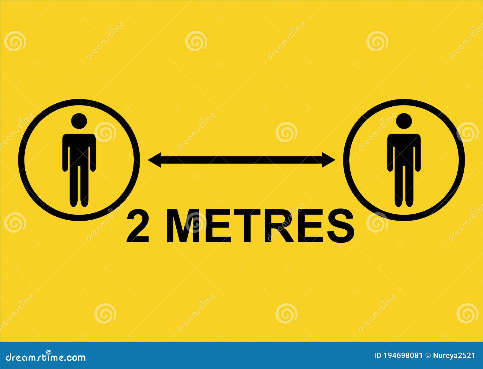 Social Distancing stock illustration. Illustration of people - 194698081