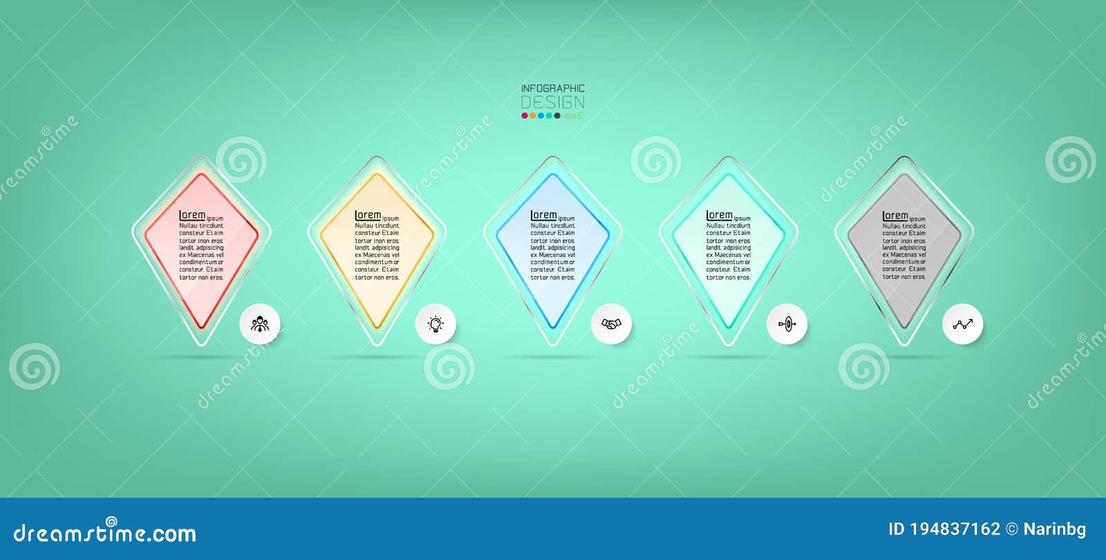 Square Kite in the Form of a Glass Modern Design Can Use To Explaining ...